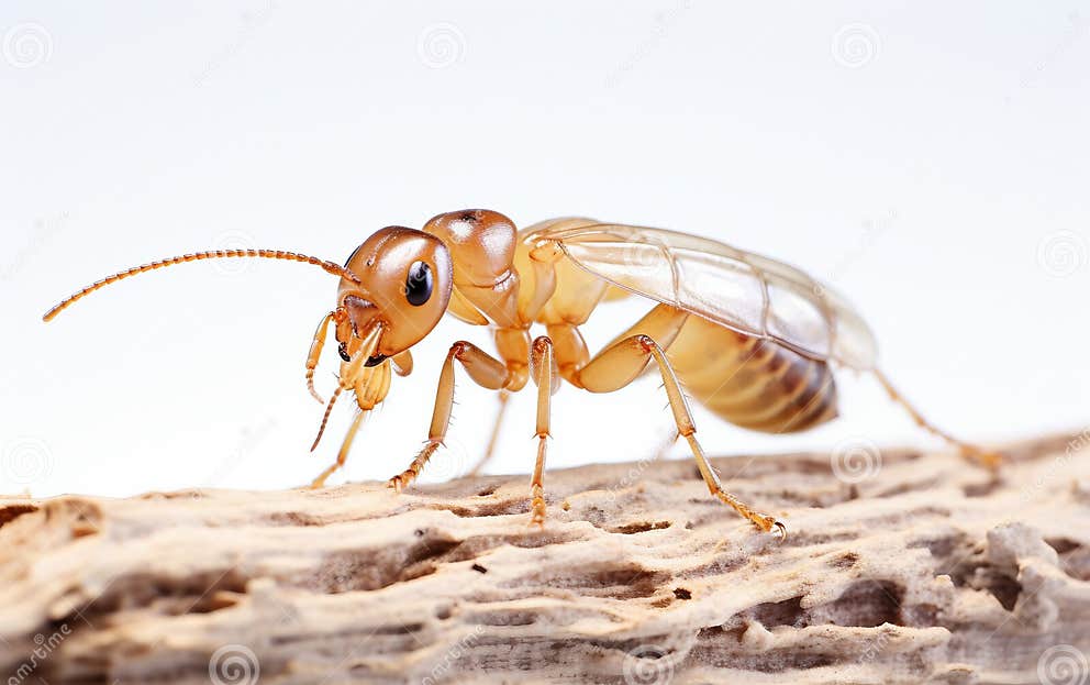 Termite Insect Isolated on a Transparent Background. Stock Illustration ...