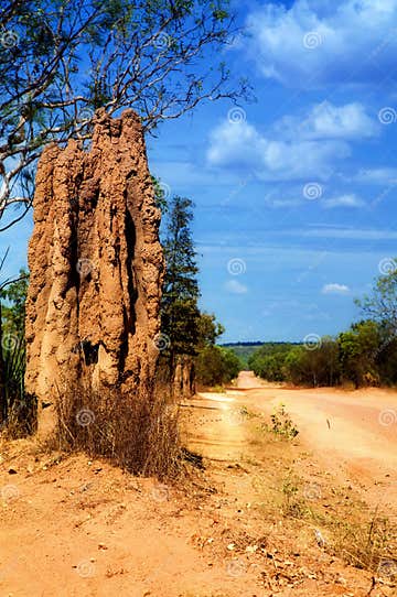 Termite tower stock photo. Image of outback, route, holiday - 18612126