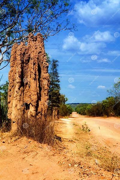 Termite tower stock photo. Image of outback, route, holiday - 18612126