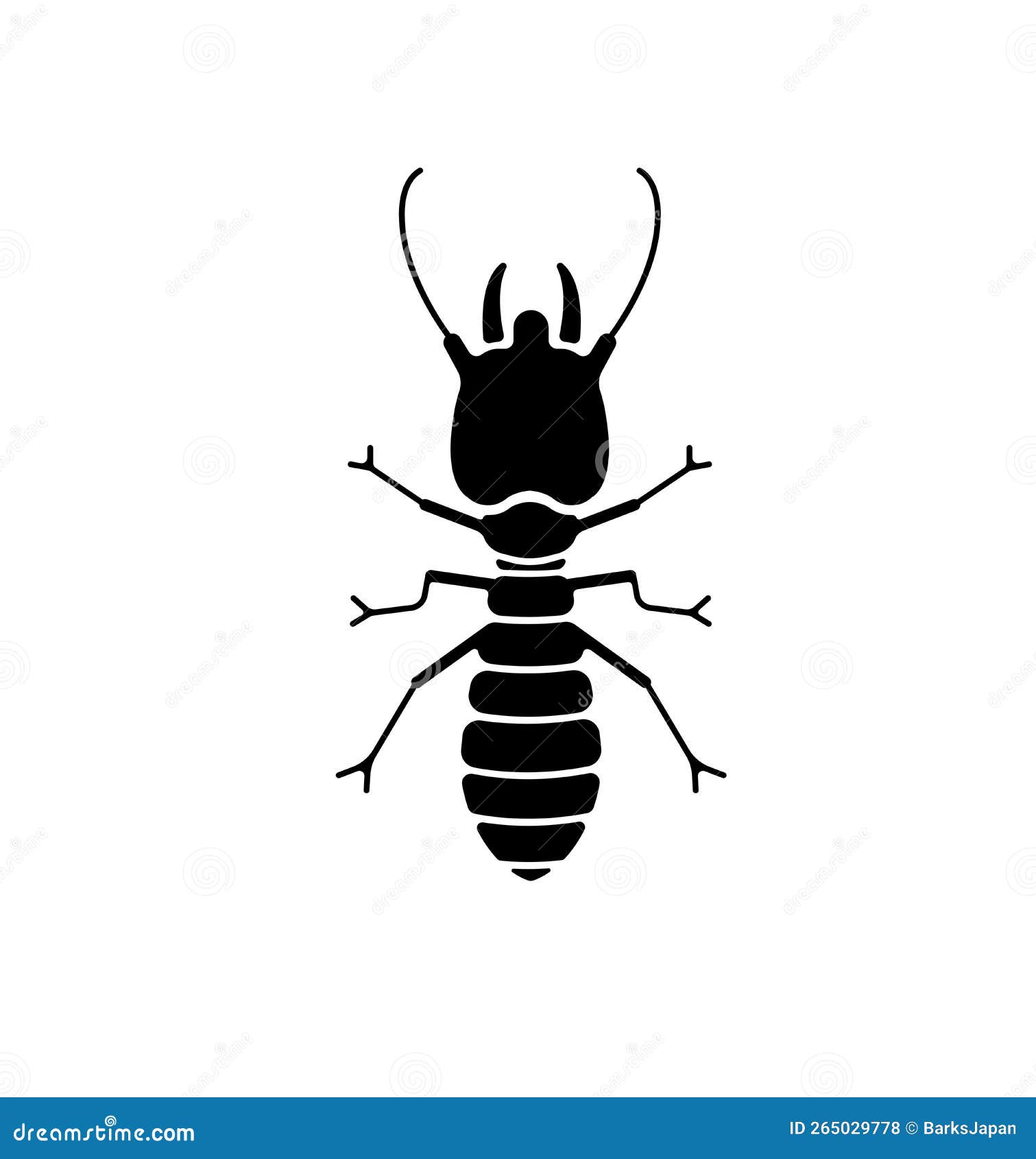Termite Vector Icon Illustration Stock Vector - Illustration of cartoon ...