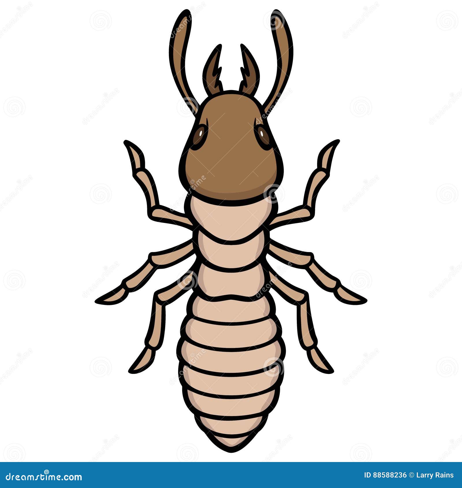 Termite Vector Illustration | CartoonDealer.com #88588236
