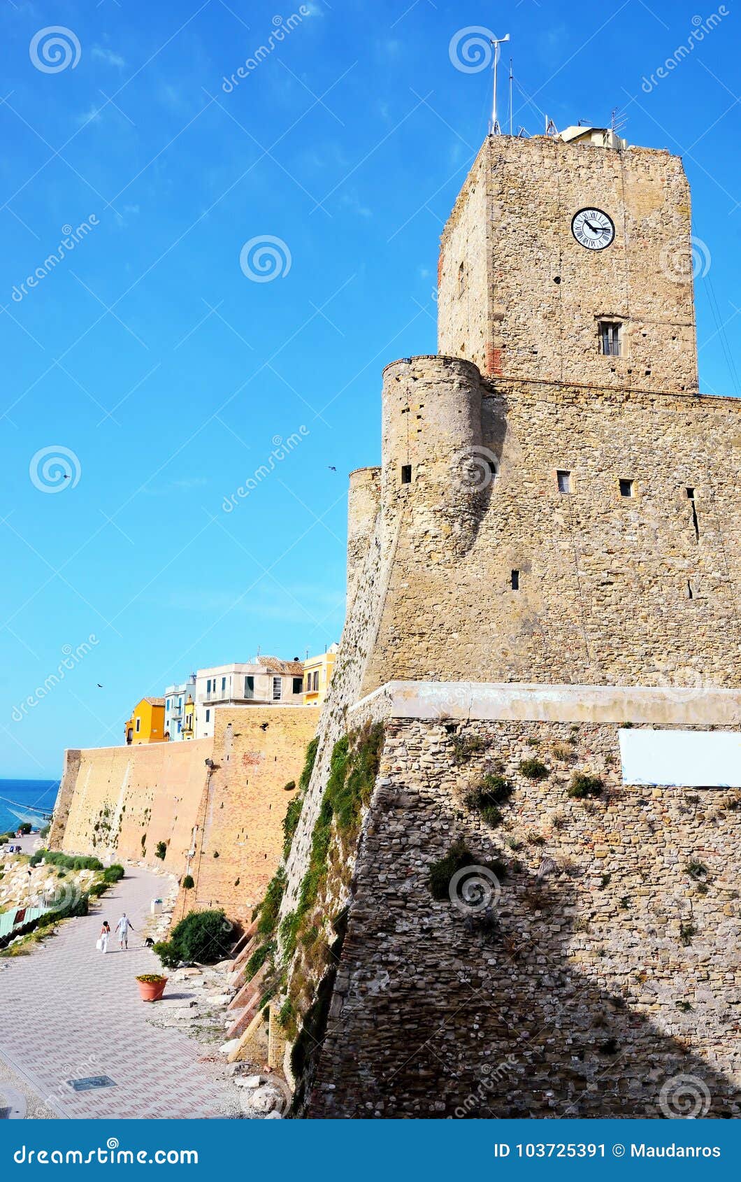 Termoli, Molise, Italia fotografia editoriale. Immagine di simbolo ...