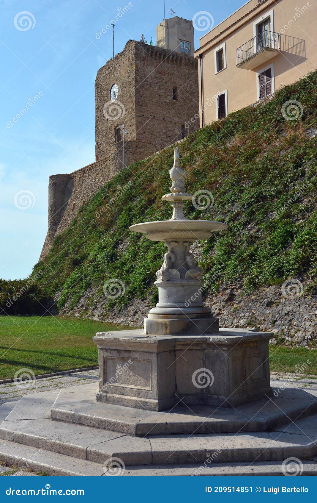 Termoli, Molise/Italy the Swabian Castle Stock Image - Image of italian ...