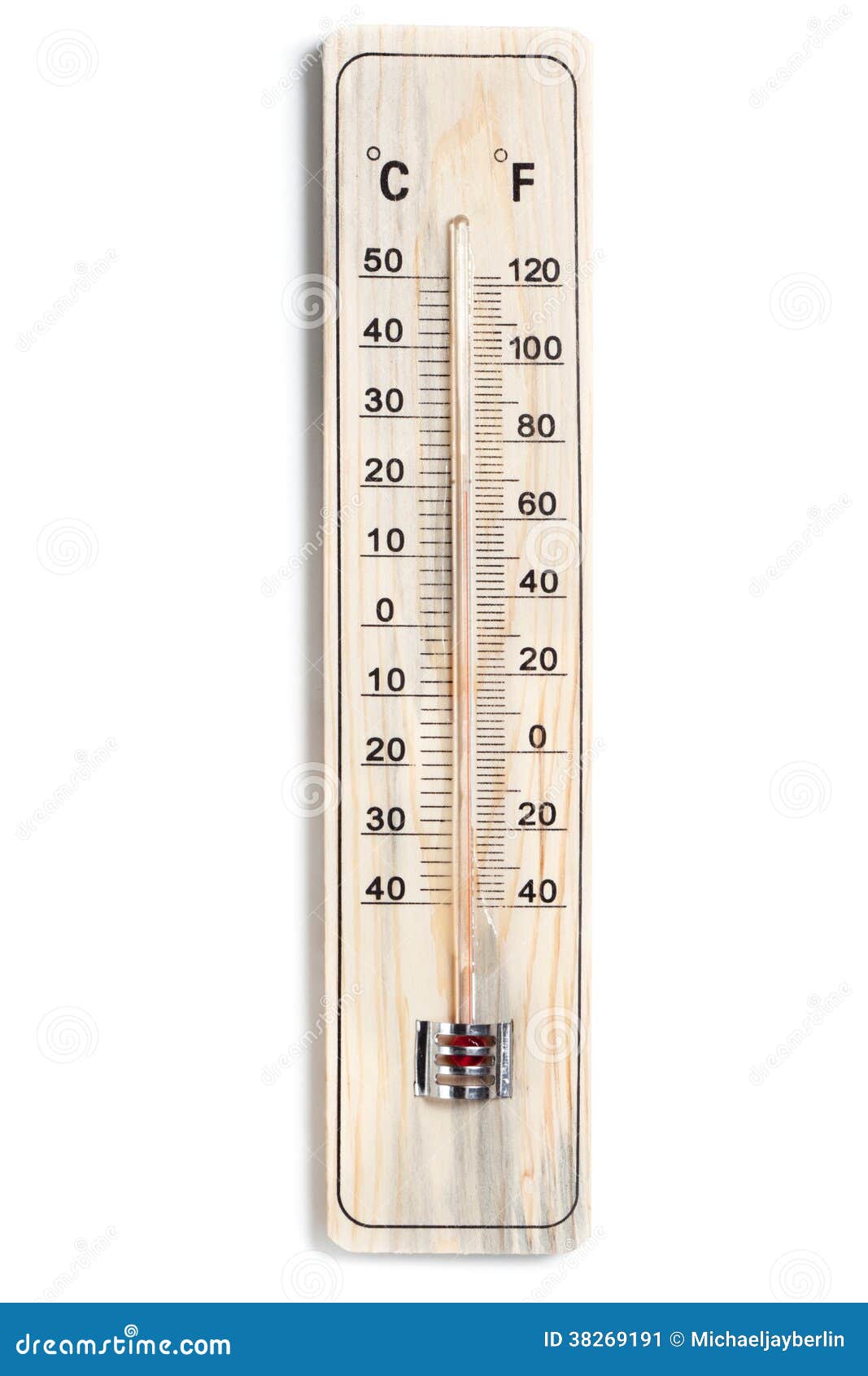 Termometro Centigrado Doppio Della Scala Di Fahrenheit Immagine Stock ...