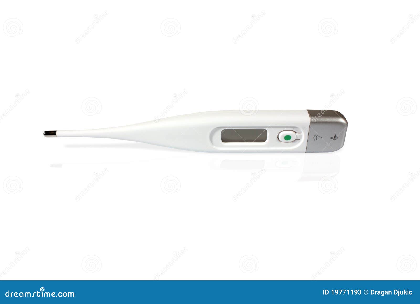 Termometro Di Febbre Di Digitahi Immagine Stock - Immagine di ...