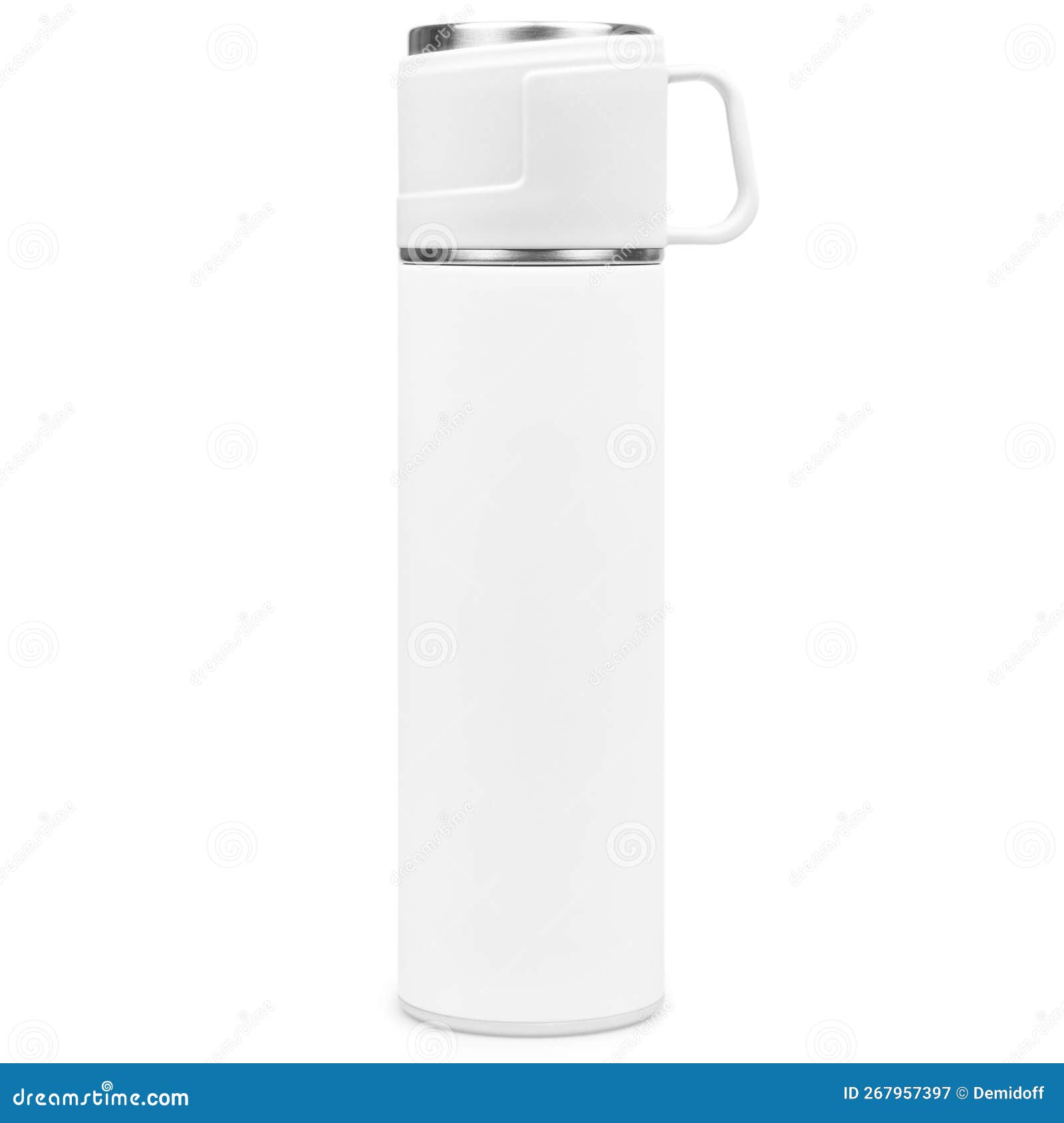 Termos flask stock image. Image of flask, coffe, termos - 267957397
