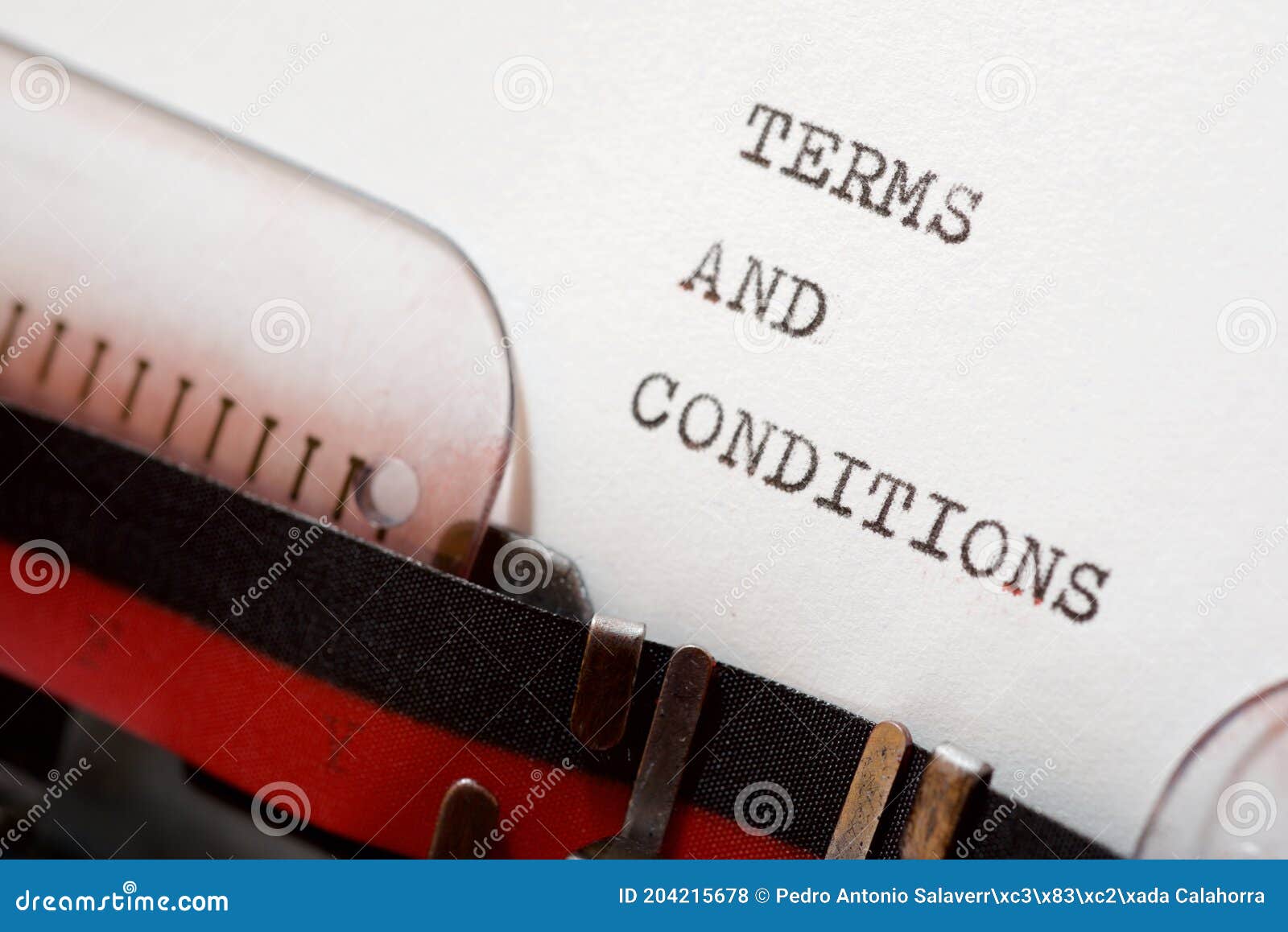 Terms and Conditions Phrase Stock Photo - Image of insurance ...