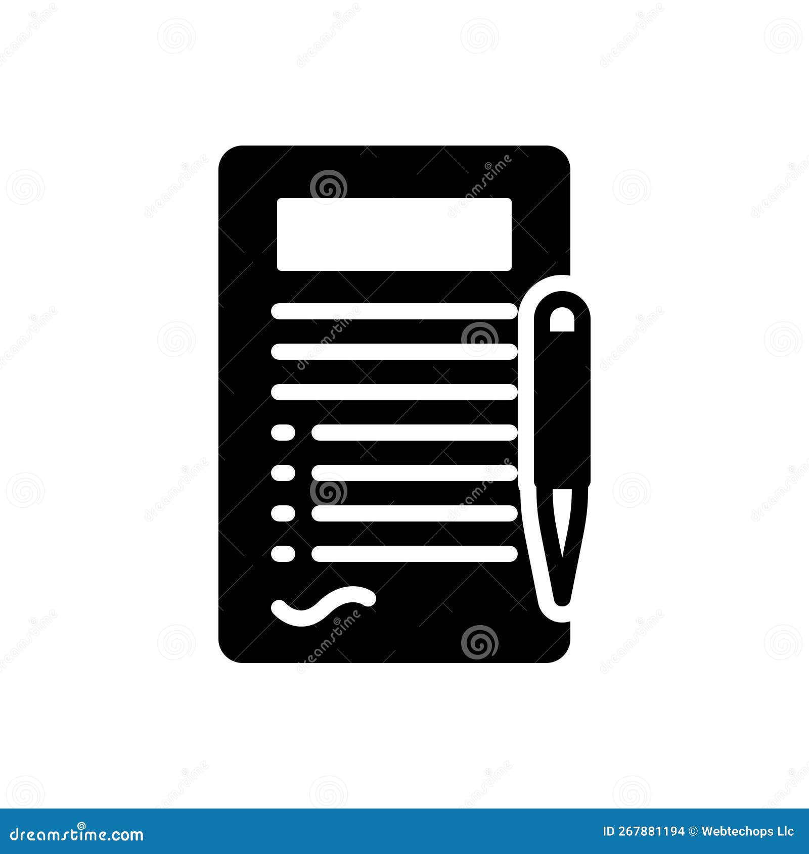 Black Solid Icon for Terms, Word and Label Stock Illustration ...