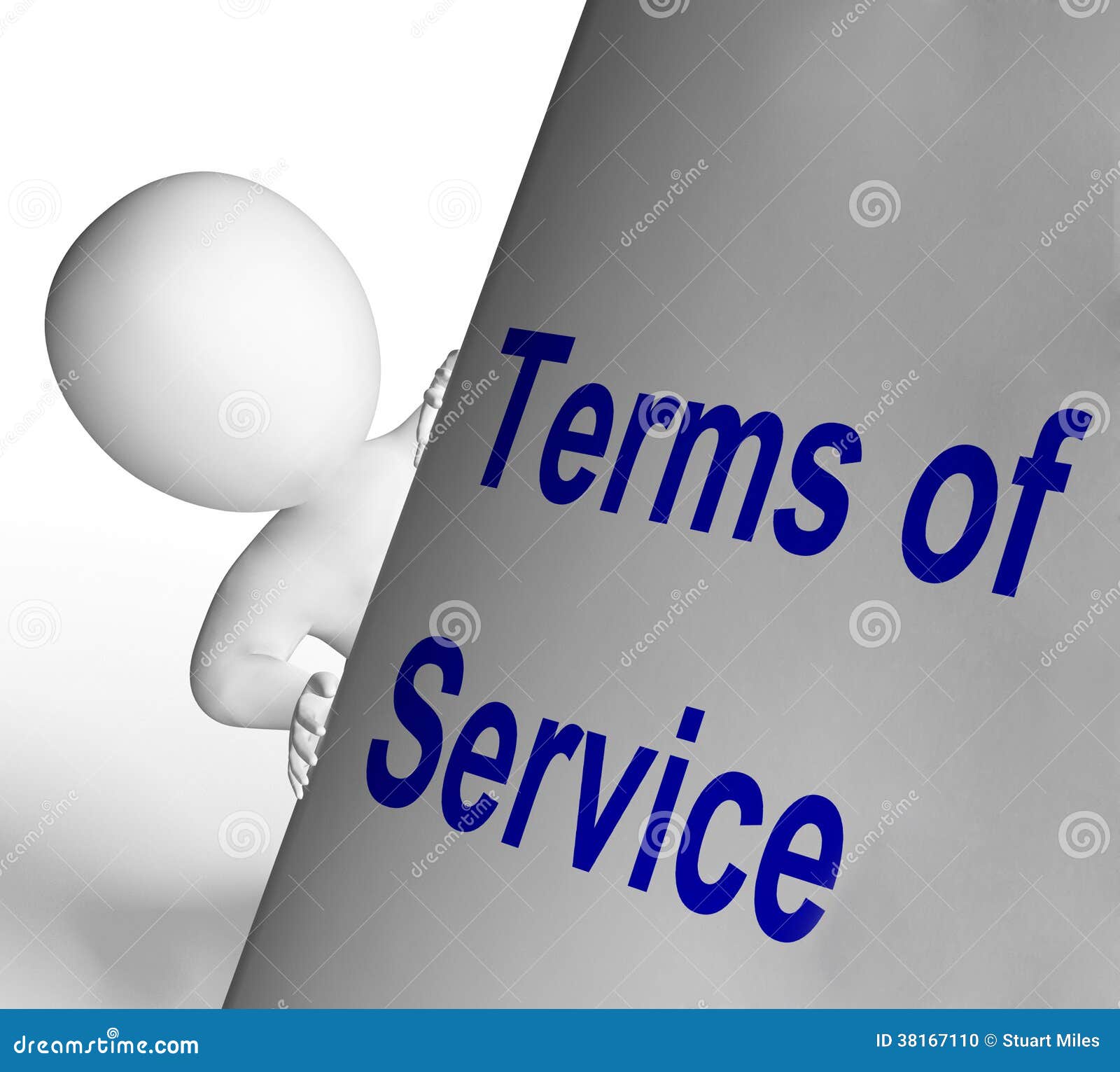 TOS, Terms Of Service. Concept With Keywords, People And Icons. Flat ...