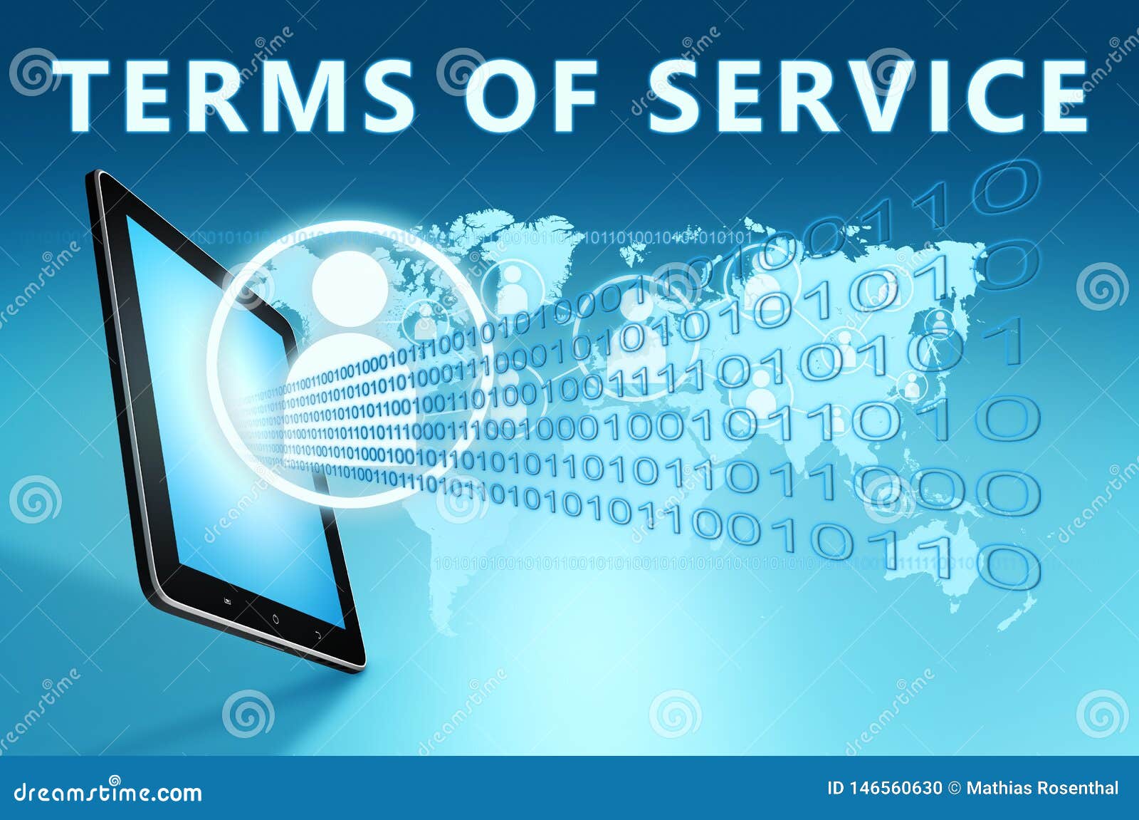 Terms of Service stock illustration. Illustration of agreement - 146560630