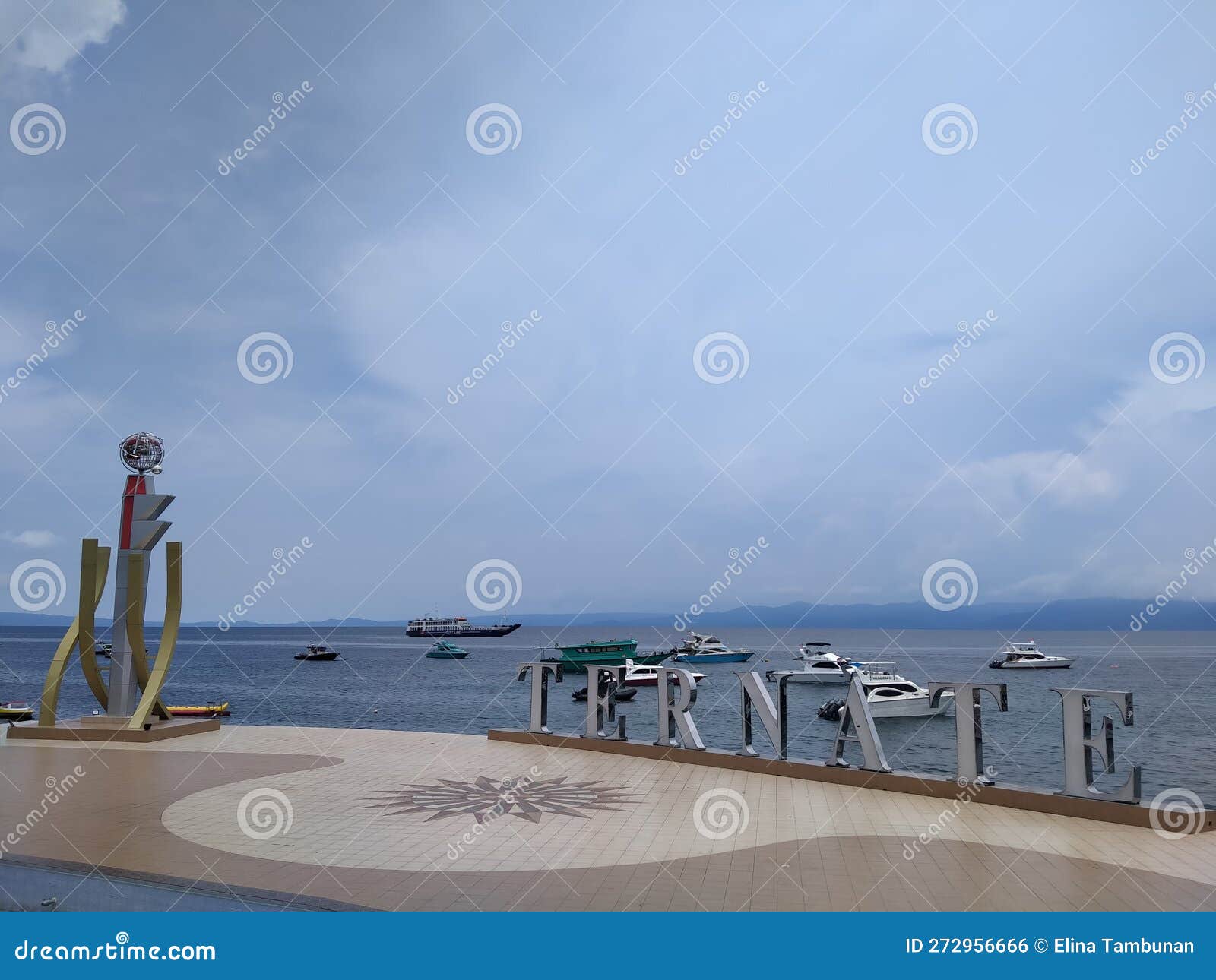 Ternate landmark stock photo. Image of view, ternate - 272956666