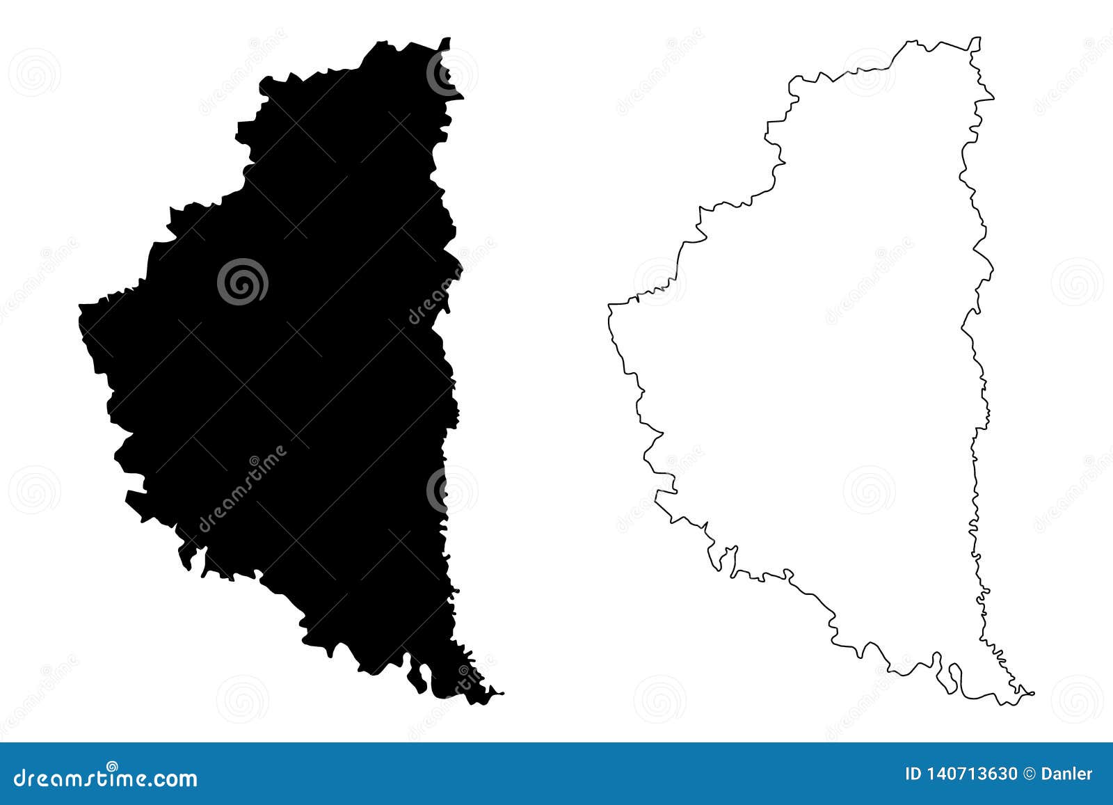 Ternopil Oblast map vector stock vector. Illustration of isolated ...