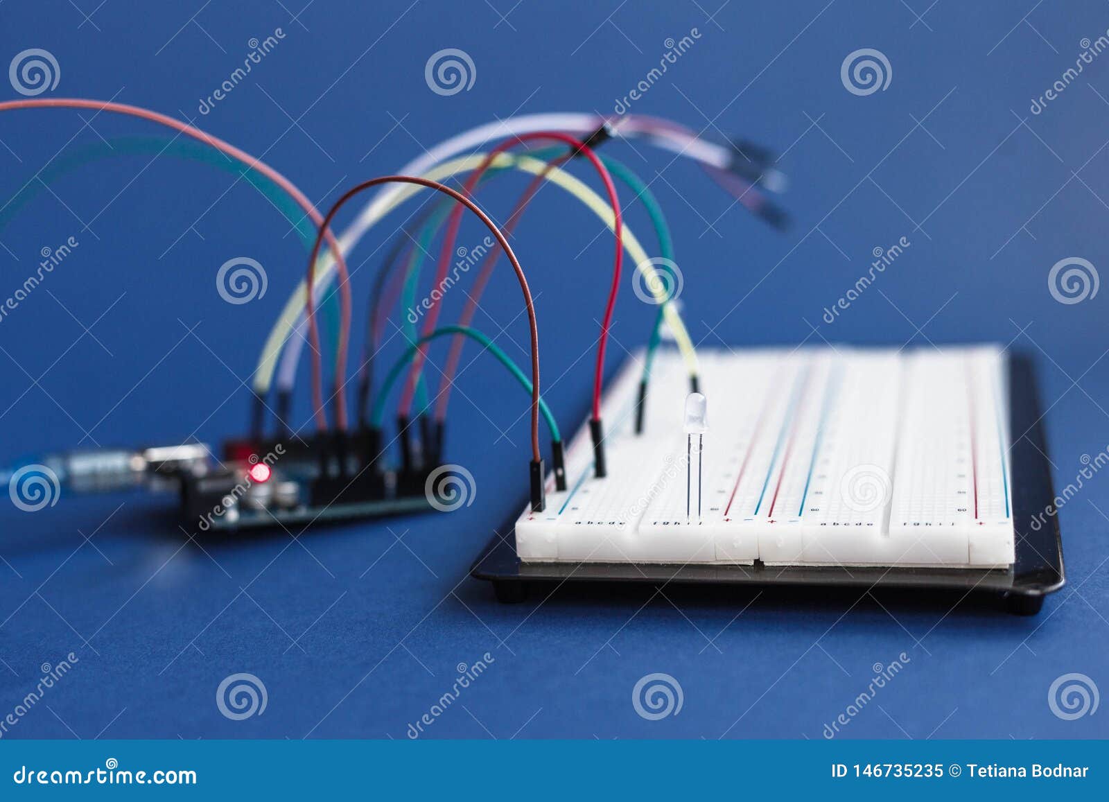 TERNOPIL, UKRAINE - May 5, 2019: Arduino Uno Board Micro Controller for ...