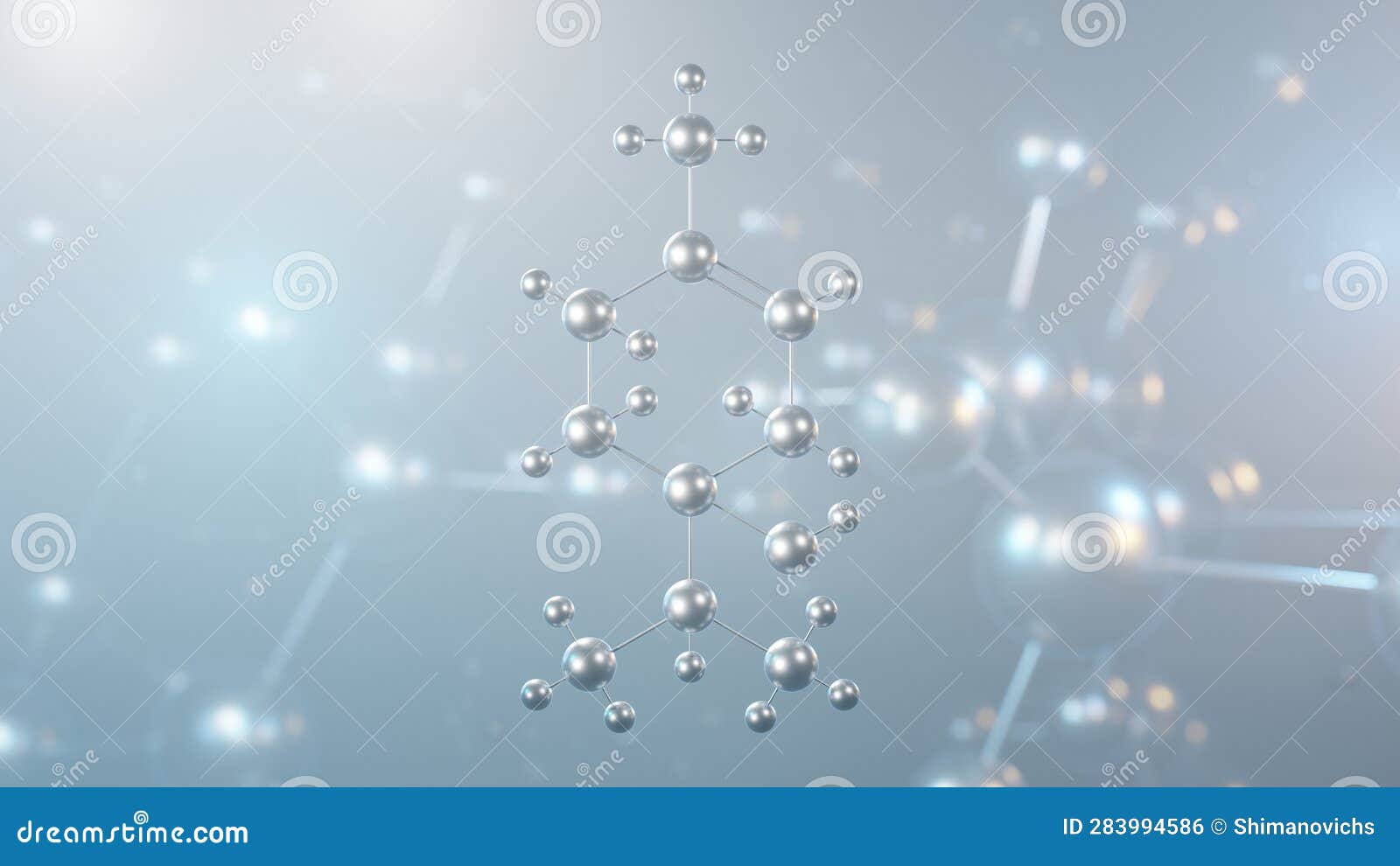 Terpinen-4-ol Molecular Structure, 3d Model Molecule, Isomer of ...