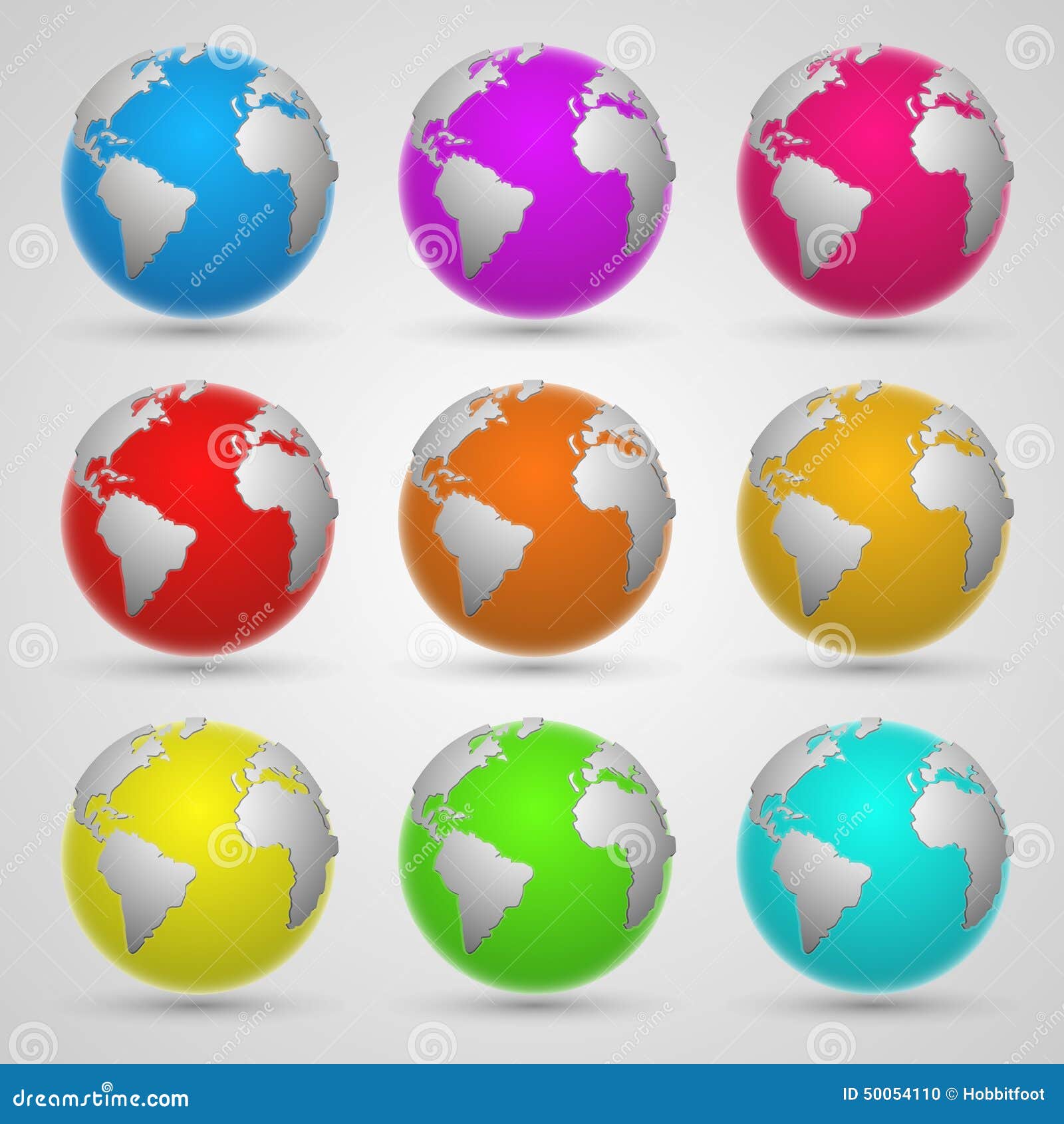 Terra colorida do planeta ilustração do vetor. Ilustração de simples ...