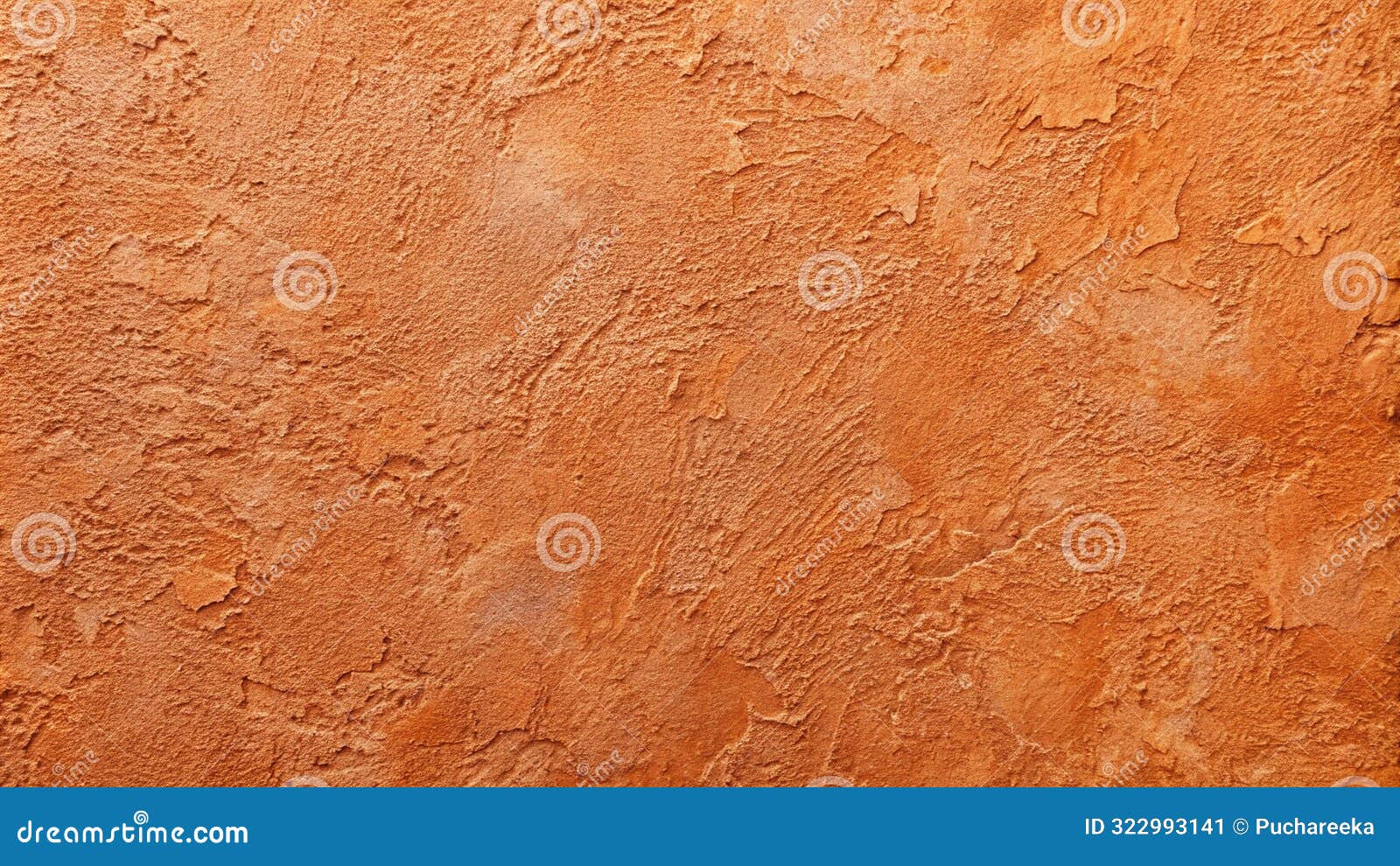 Terra Cotta Colored Venetian Plaster Texture Applied on a Wall AI ...