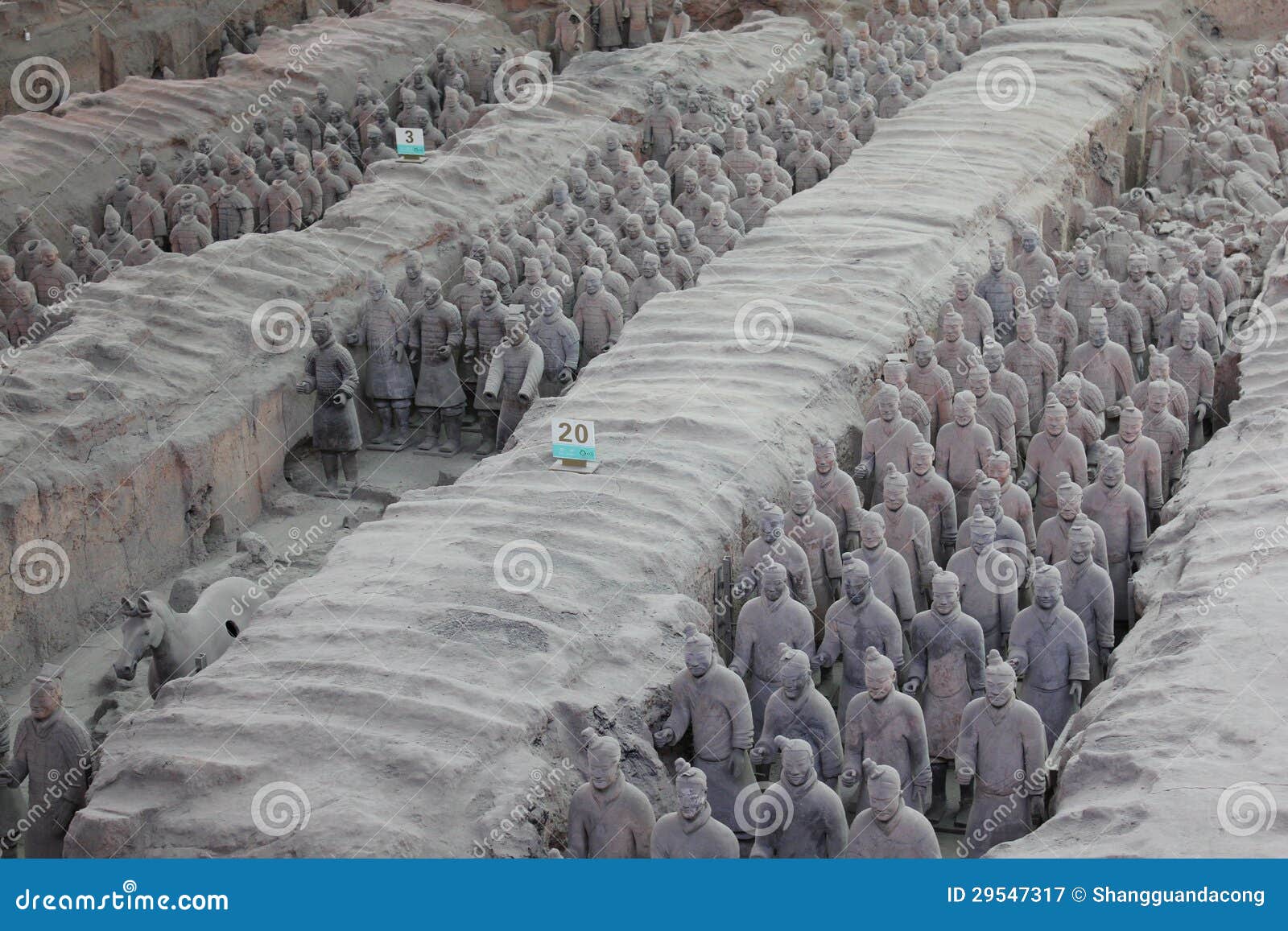 Terra-Cotta Warriors editorial photography. Image of concept - 29547317