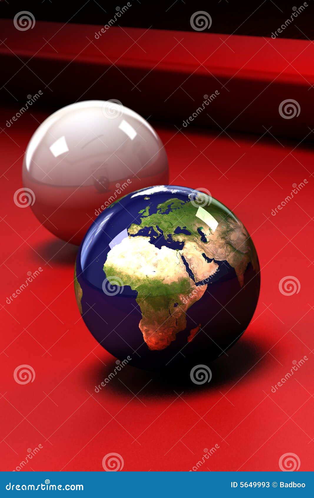 Terra em jogo ilustração stock. Ilustração de verde, conceptual - 5649993