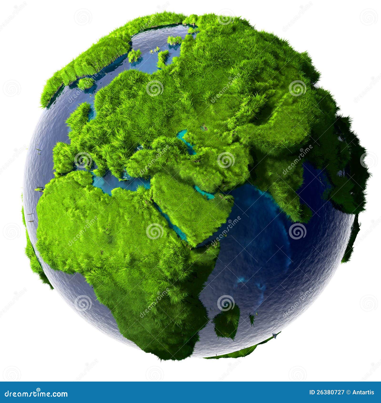 Terra verde del pianeta illustrazione di stock. Illustrazione di india ...