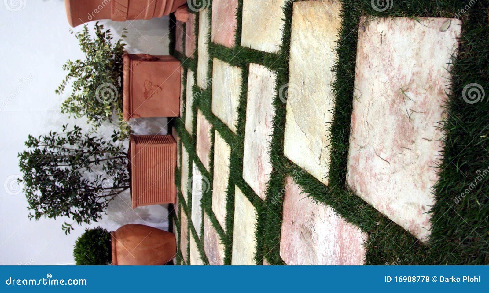 Terrace stock photo. Image of ceramics, plant, detail - 16908778