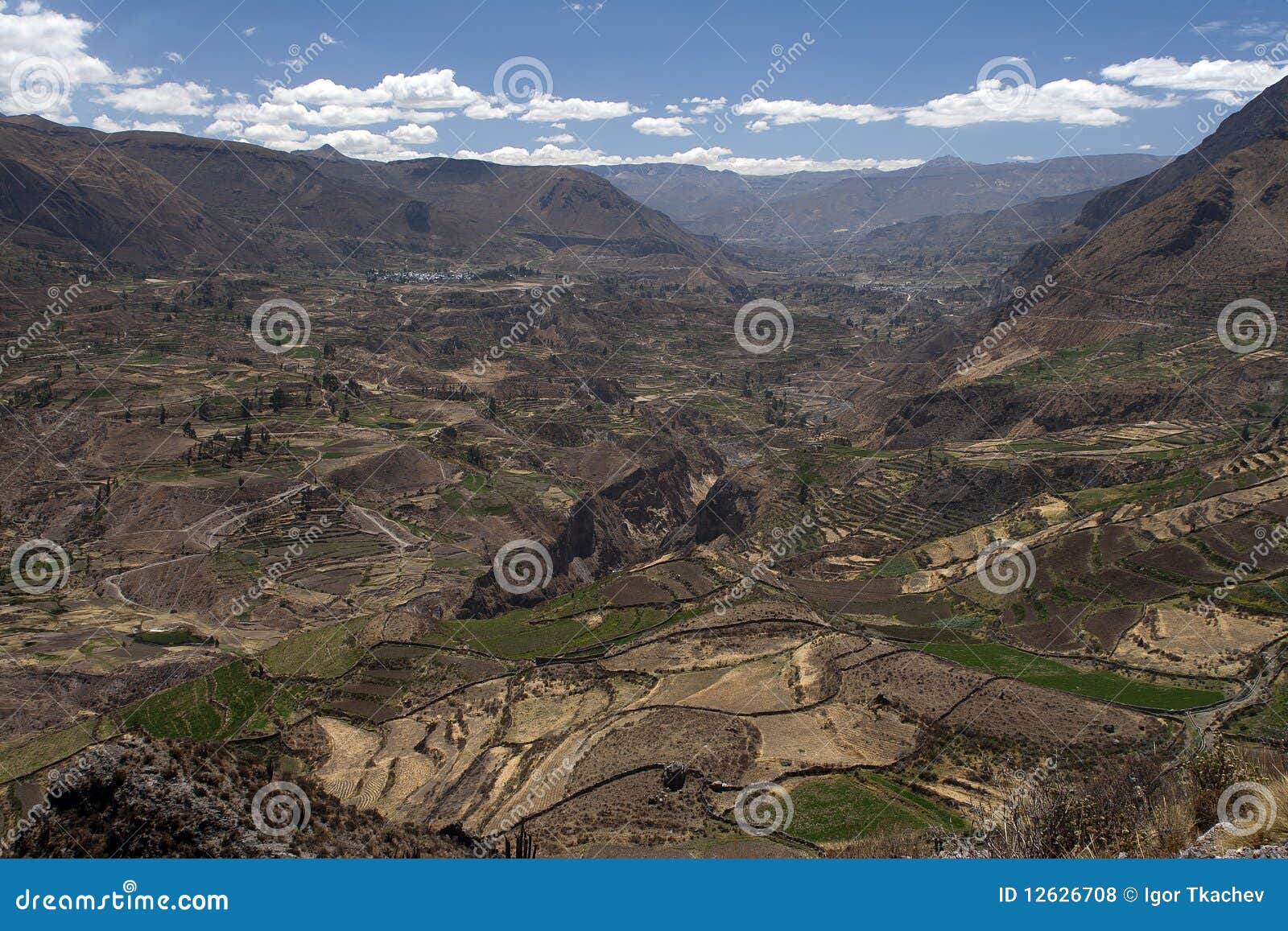 Terrace in canyon stock photo. Image of earthy, colca - 12626708