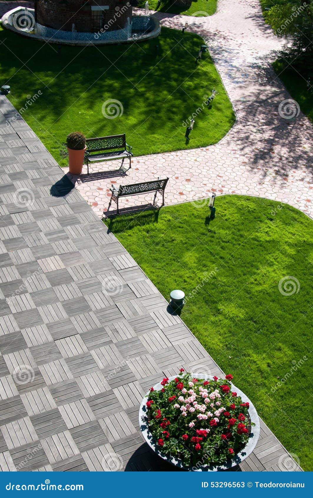 Terrace design stock image. Image of design, trendy, facade - 53296563