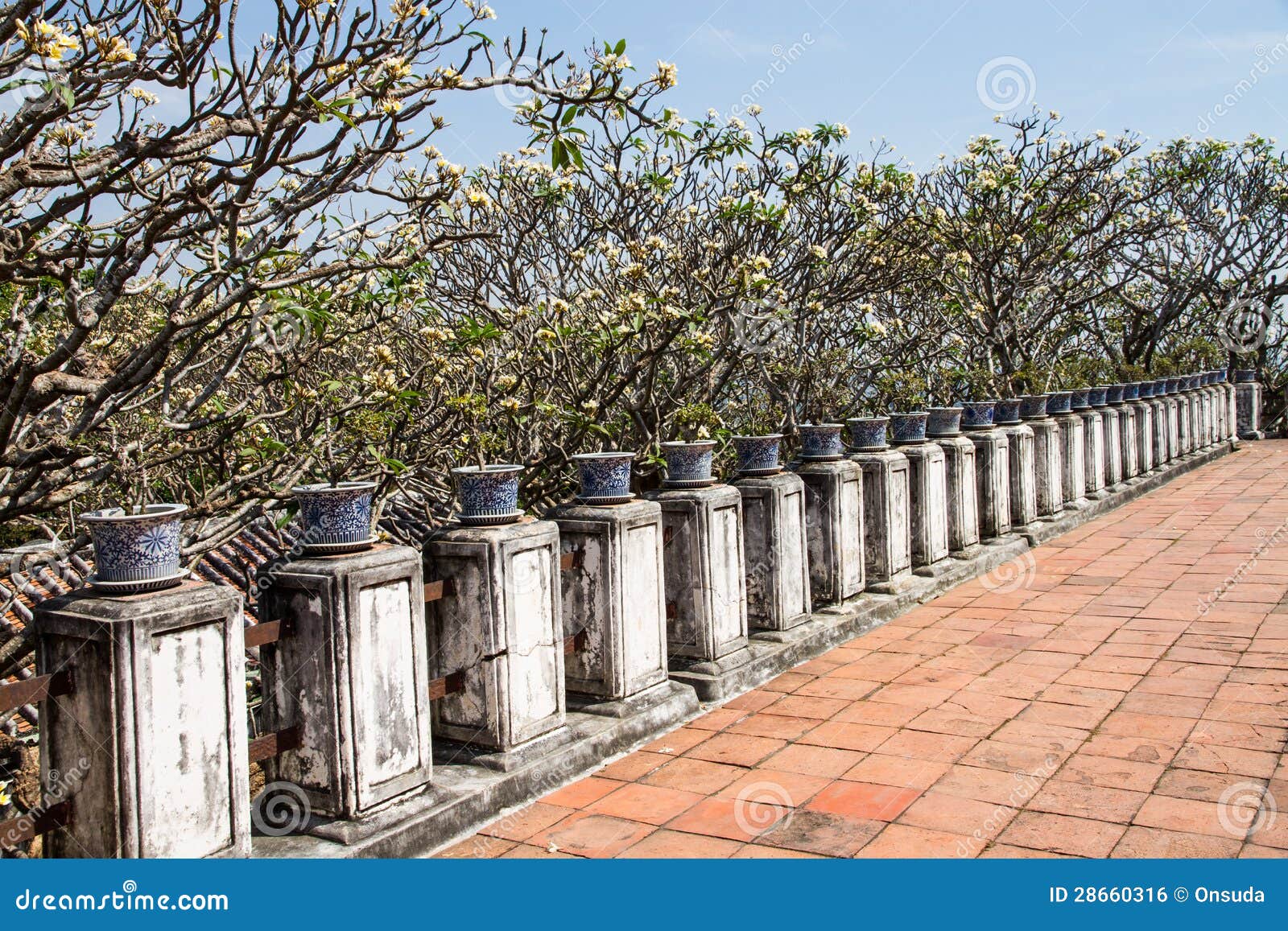 Terrace of old palace stock photo. Image of decor, park - 28660316
