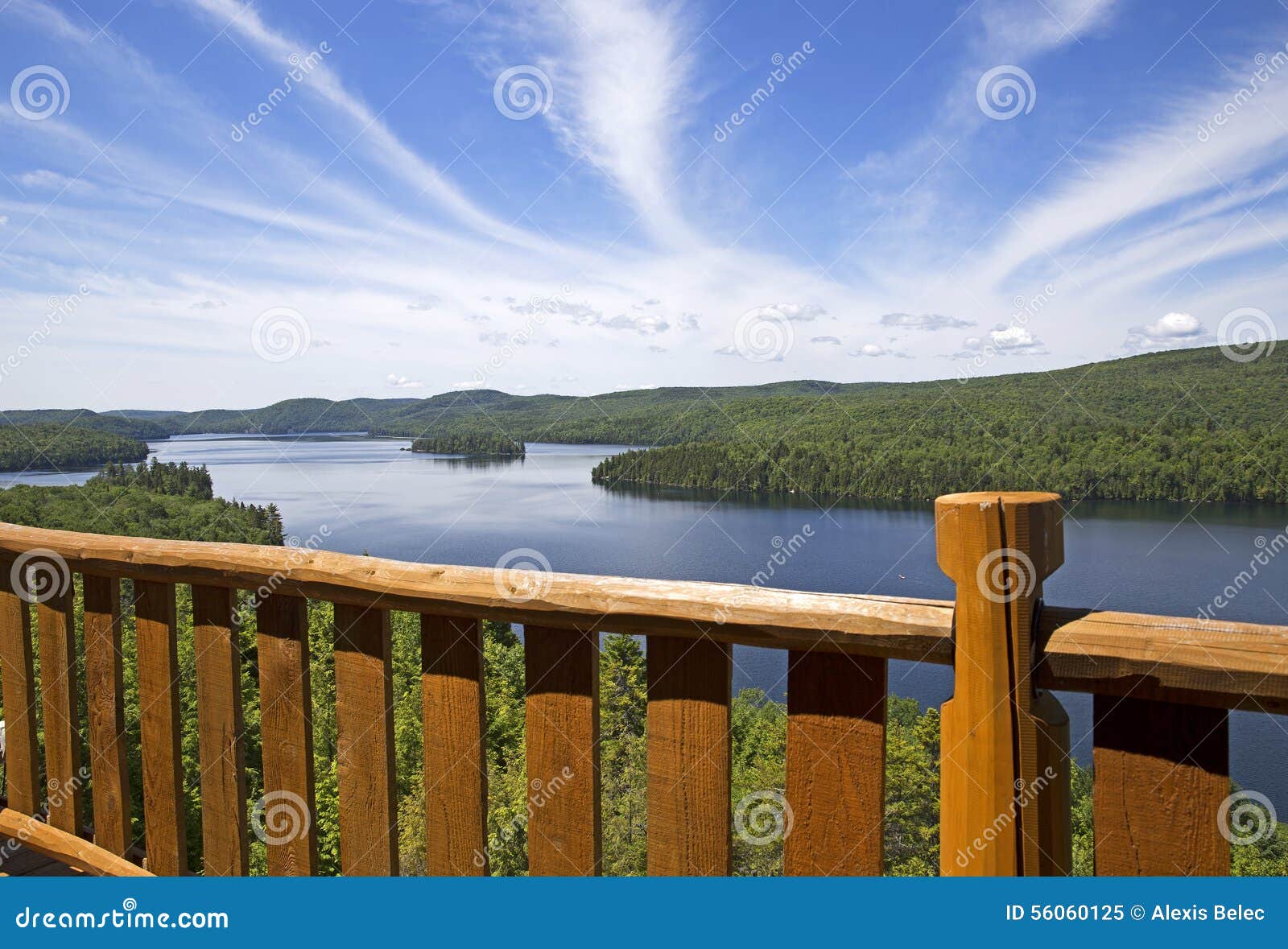 Terrace over the lake stock image. Image of building - 56060125