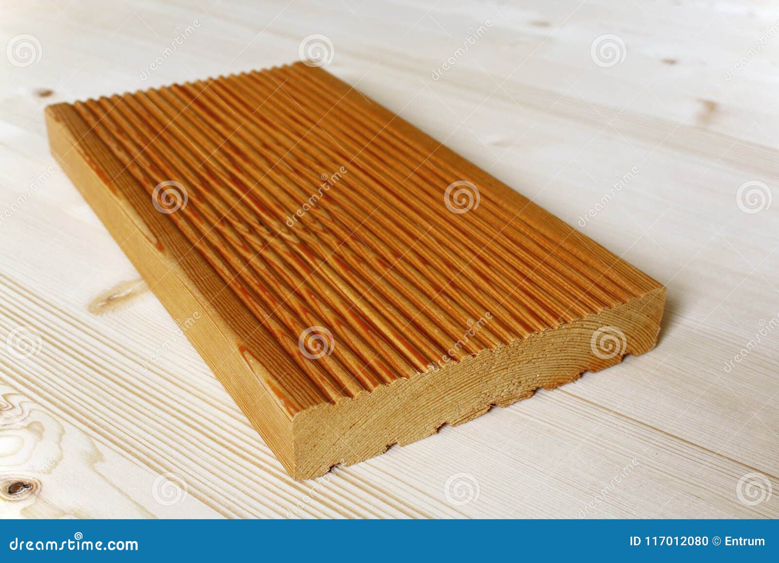 Terrace Panel Made from Larch Wood. Stock Photo - Image of larch ...