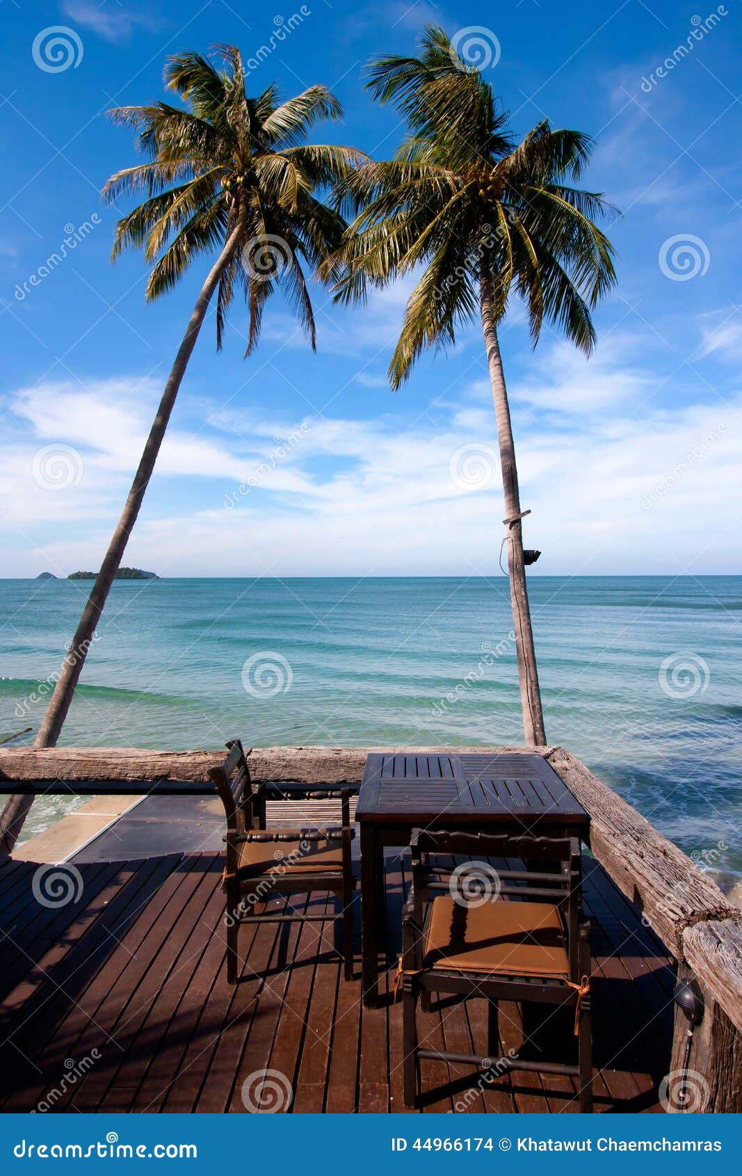 Terrace with sea view stock photo. Image of resort, cafe - 44966174