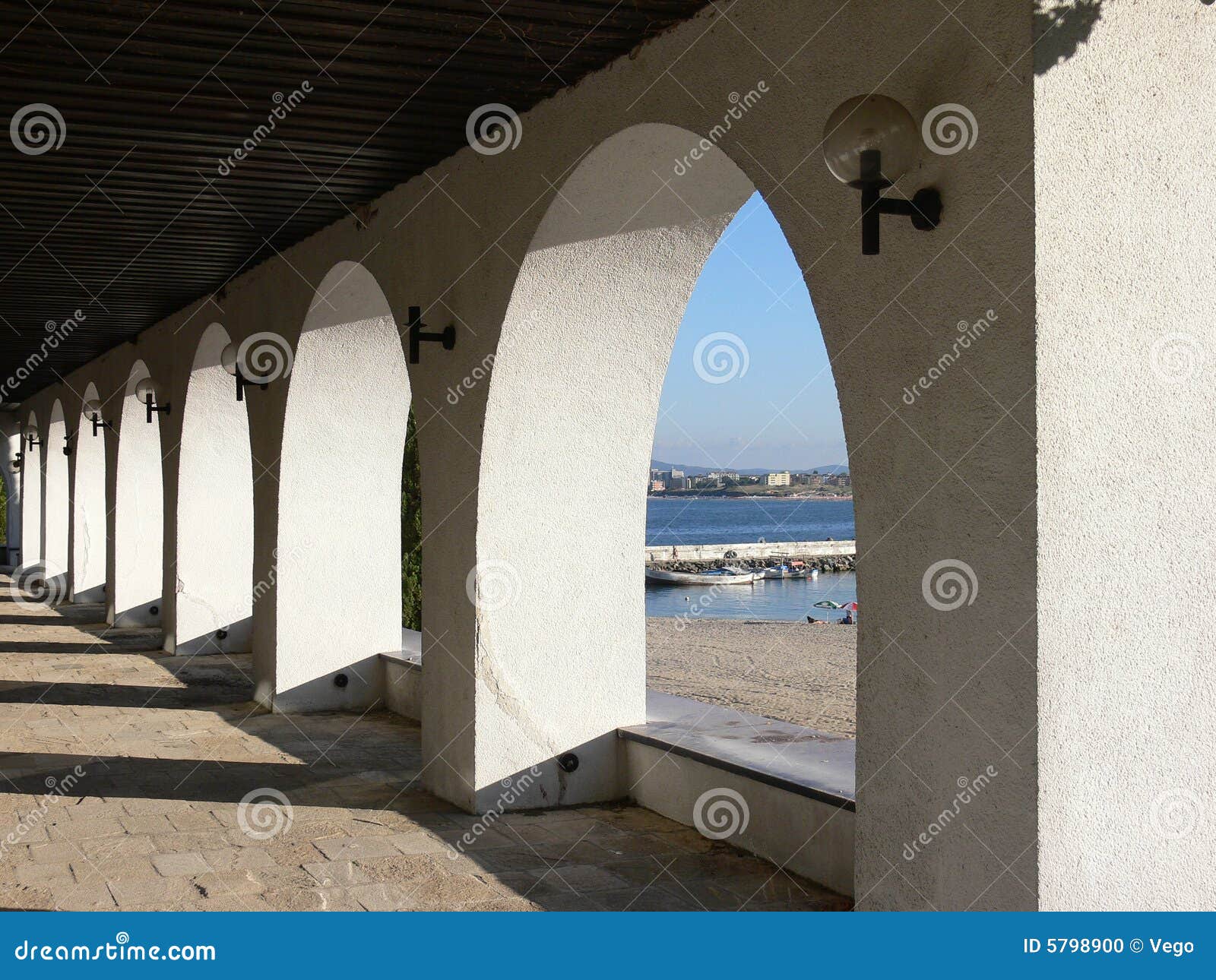 Terrace with windows stock photo. Image of stone, windows - 5798900