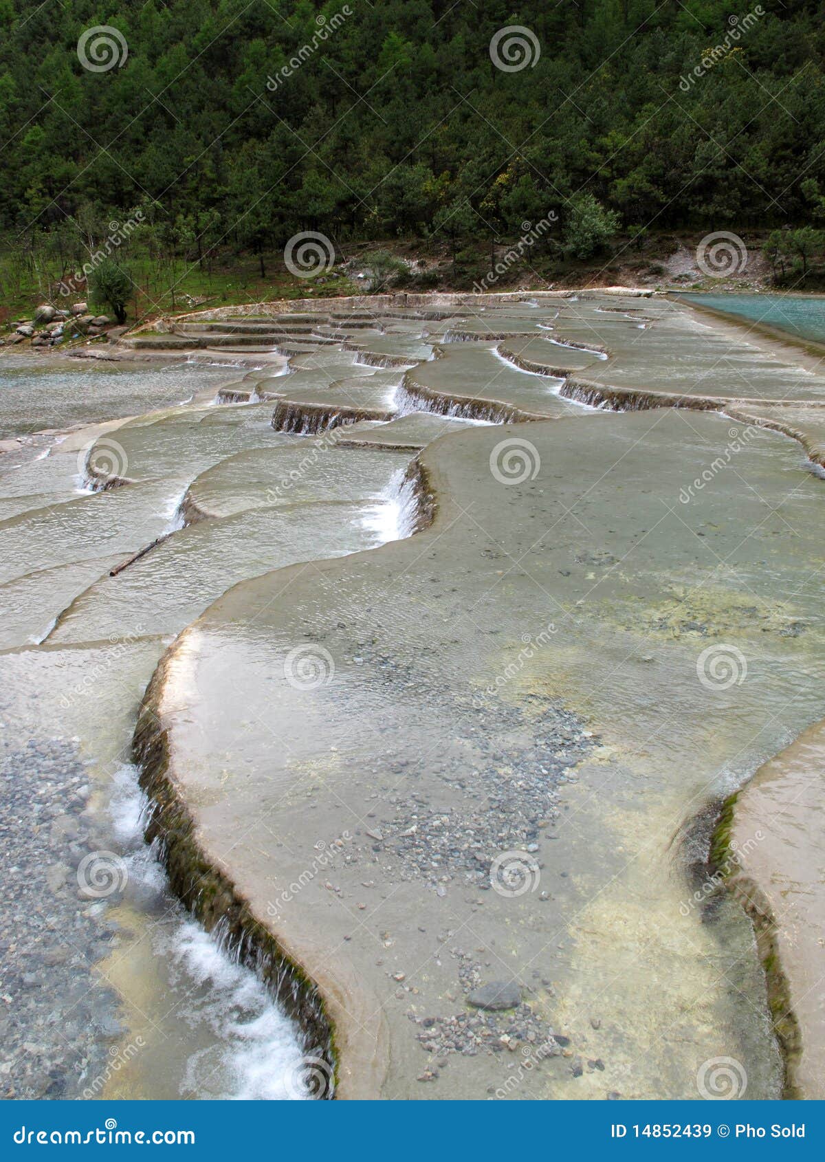 Terrace - Yunan White Water River Terraces Stock Photo | CartoonDealer ...
