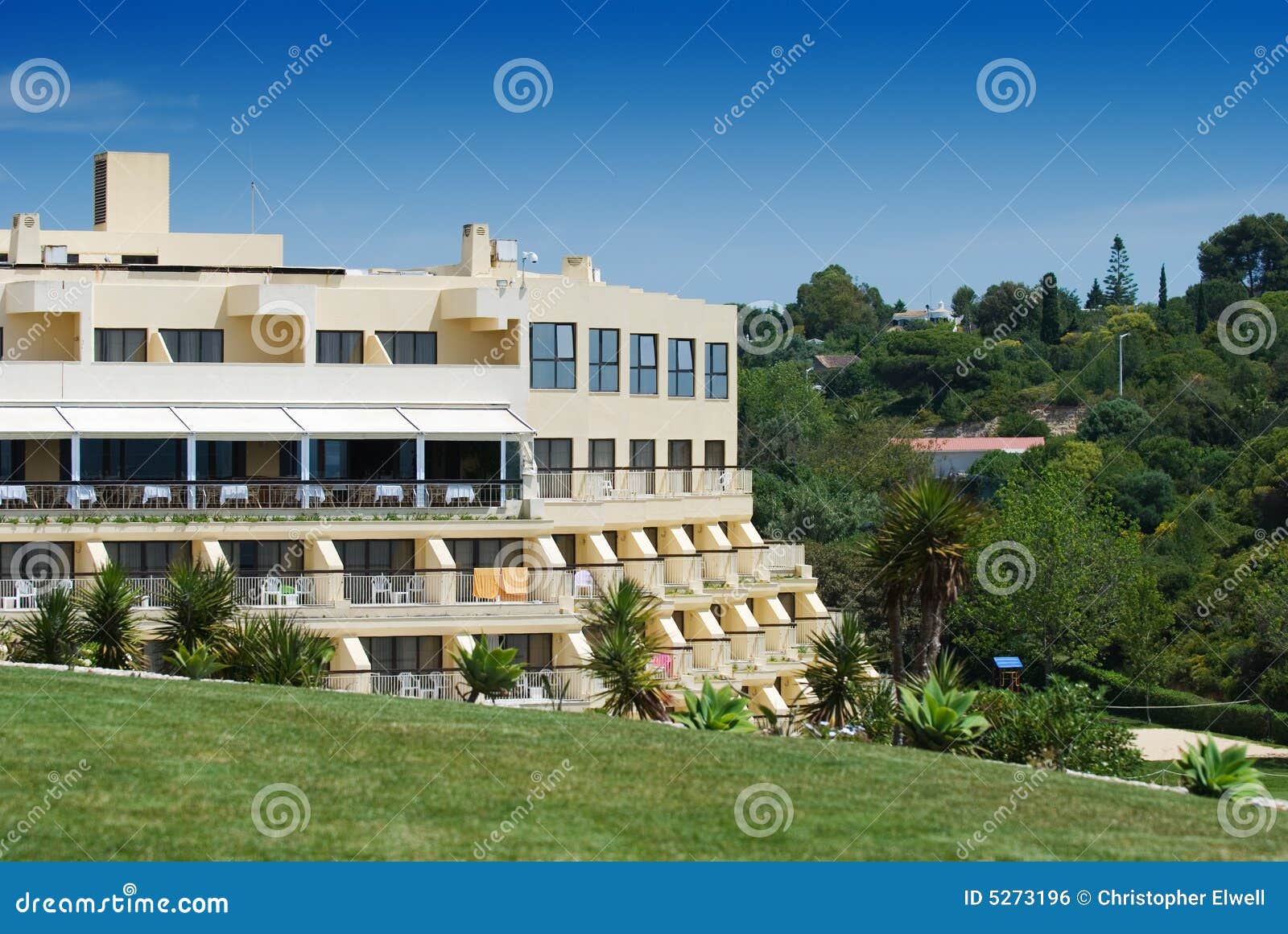 Terraced Hotel stock photo. Image of holiday, destination - 5273196