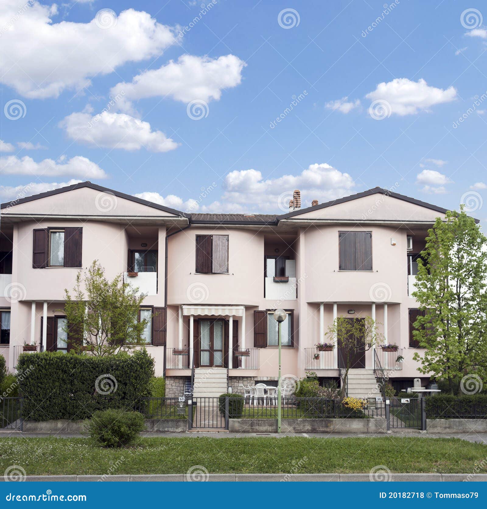 Terraced house stock photo. Image of investment, lifestyle - 20182718