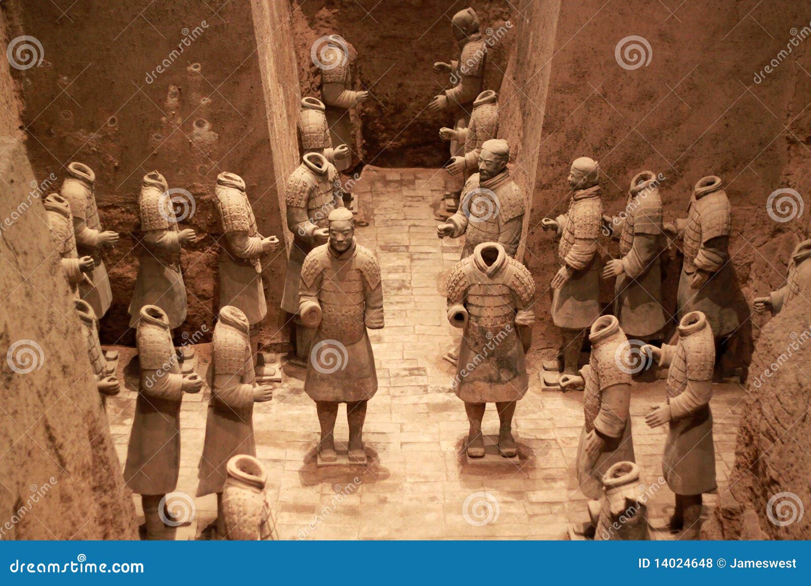 Terracotta Army Editorial Image | CartoonDealer.com #14024648
