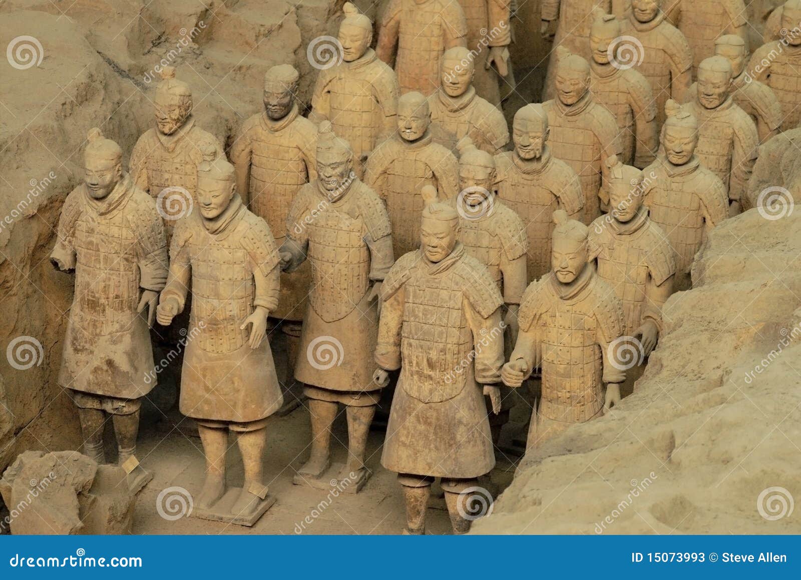 Terracotta Army - China editorial stock photo. Image of unearthed ...