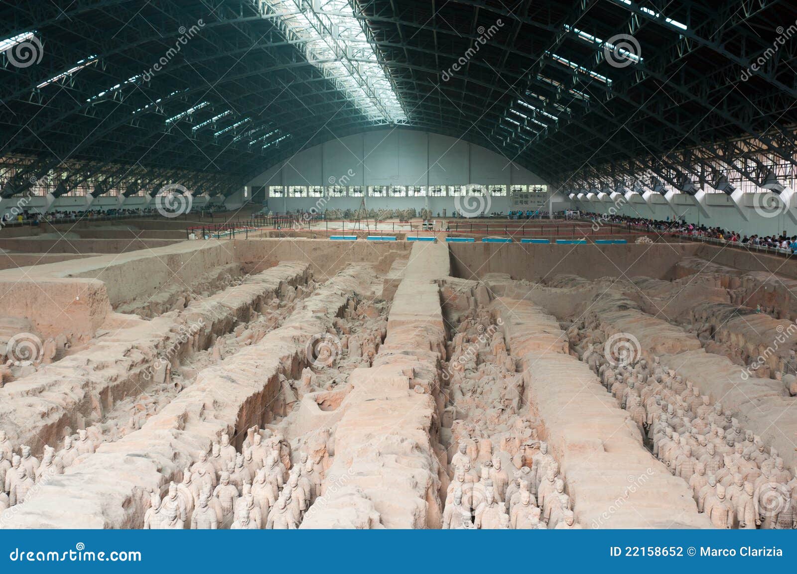 Terracotta army hangar editorial photography. Image of build - 22158652