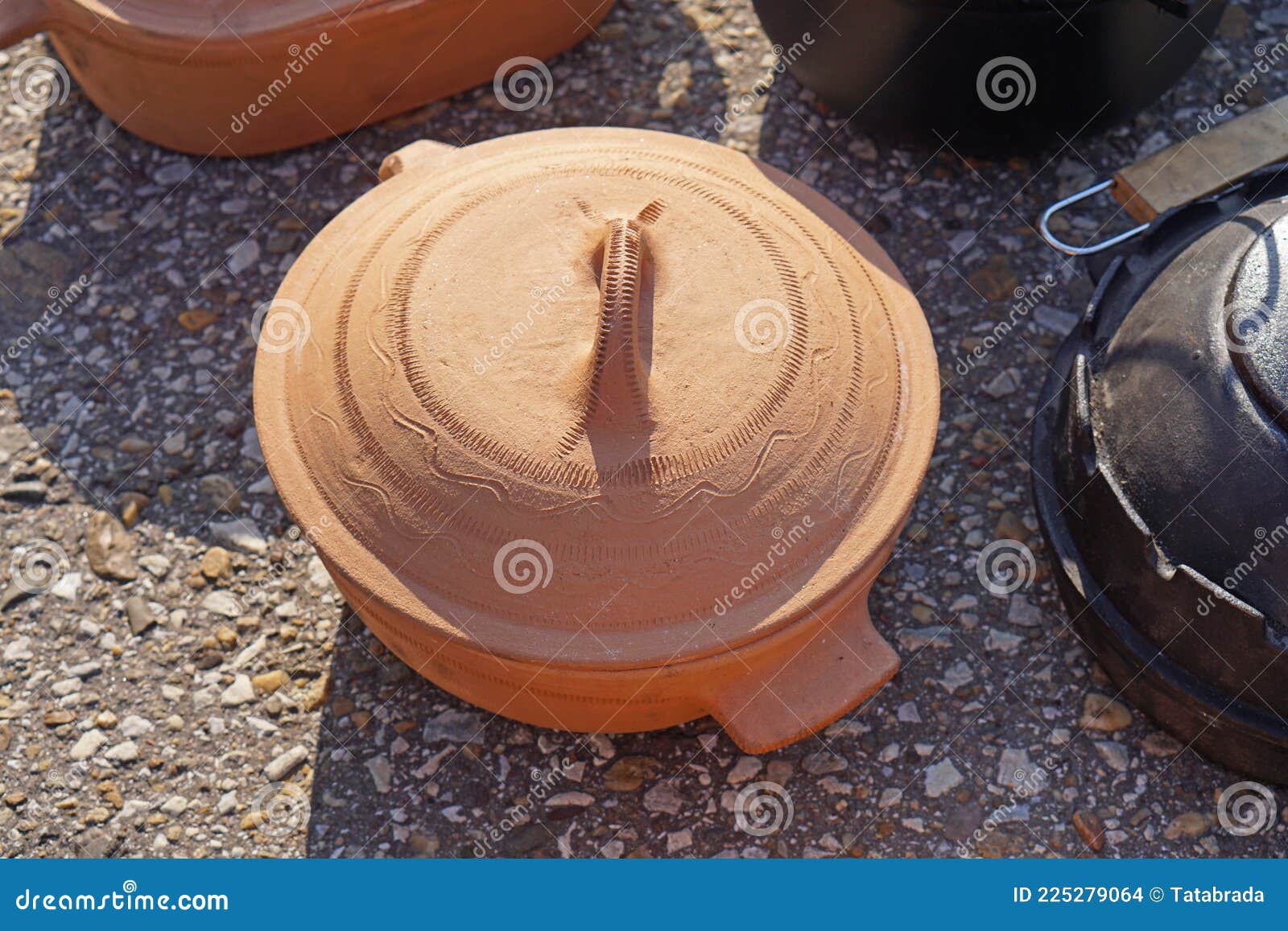 Terracotta Baking Dish stock photo. Image of baking - 225279064