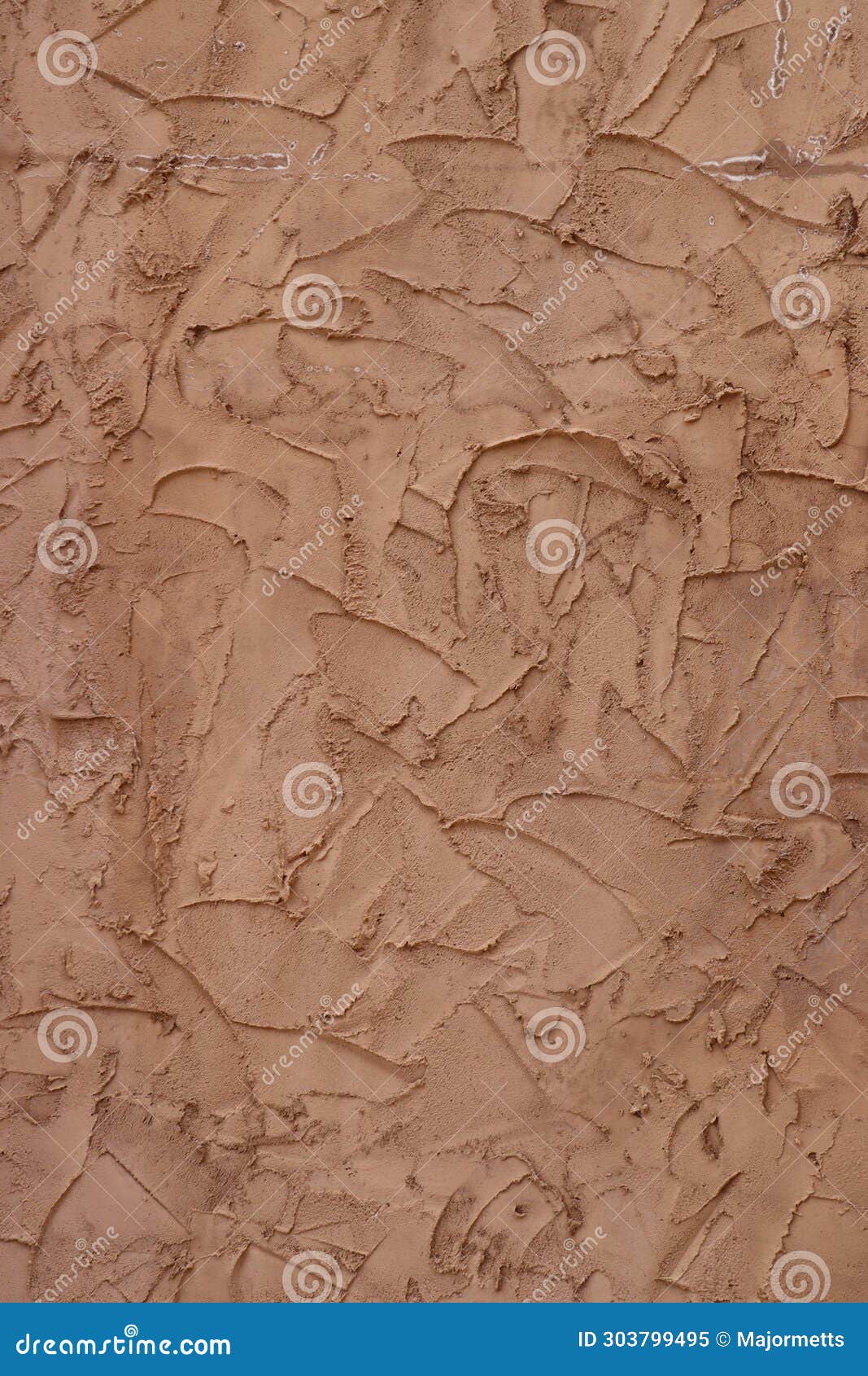 Terracotta Curved Scrape Pattern, Vertical Stock Image - Image of ...