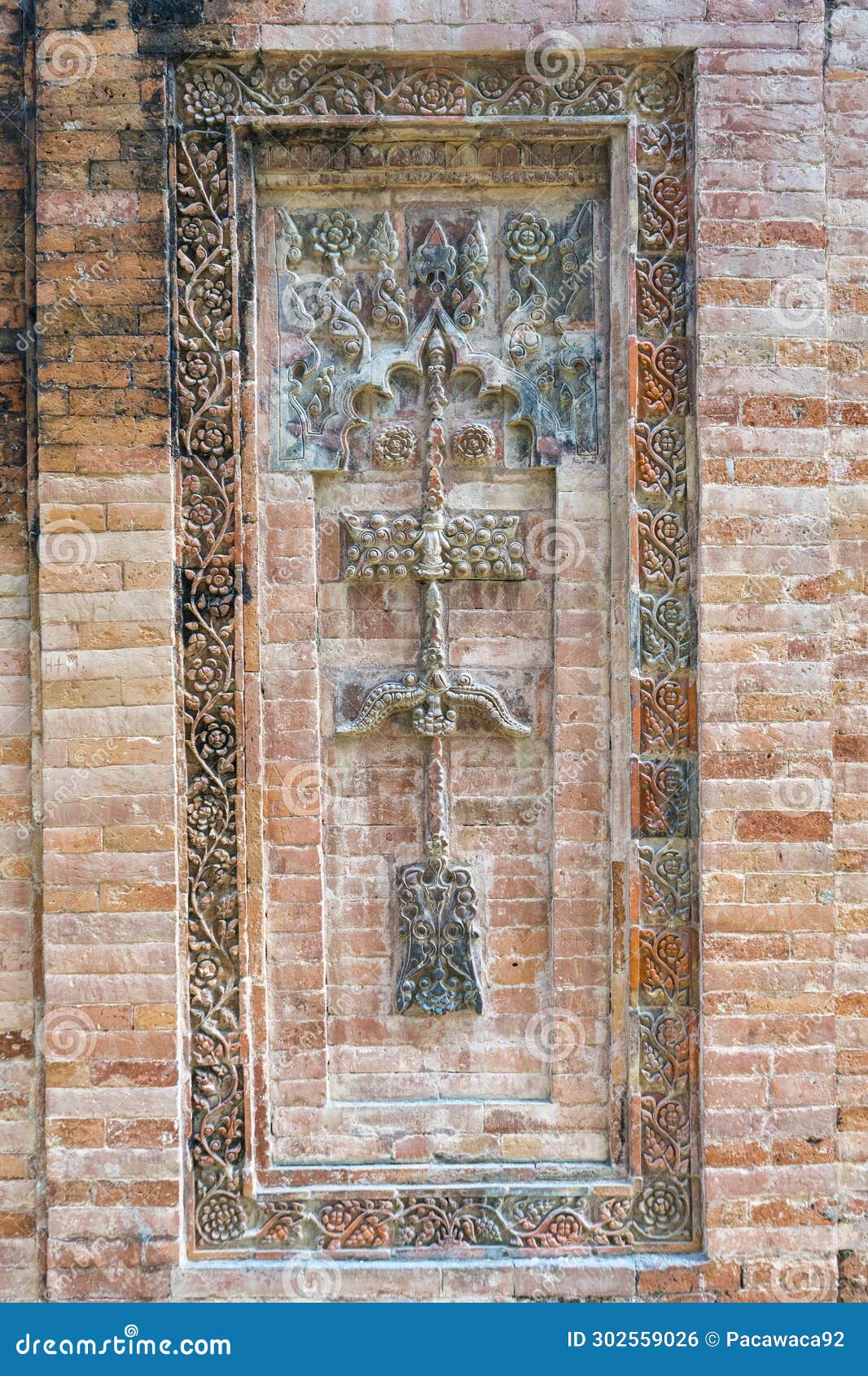 Patterns With Ancient Examples Of Decorations On Wall Of Historical ...