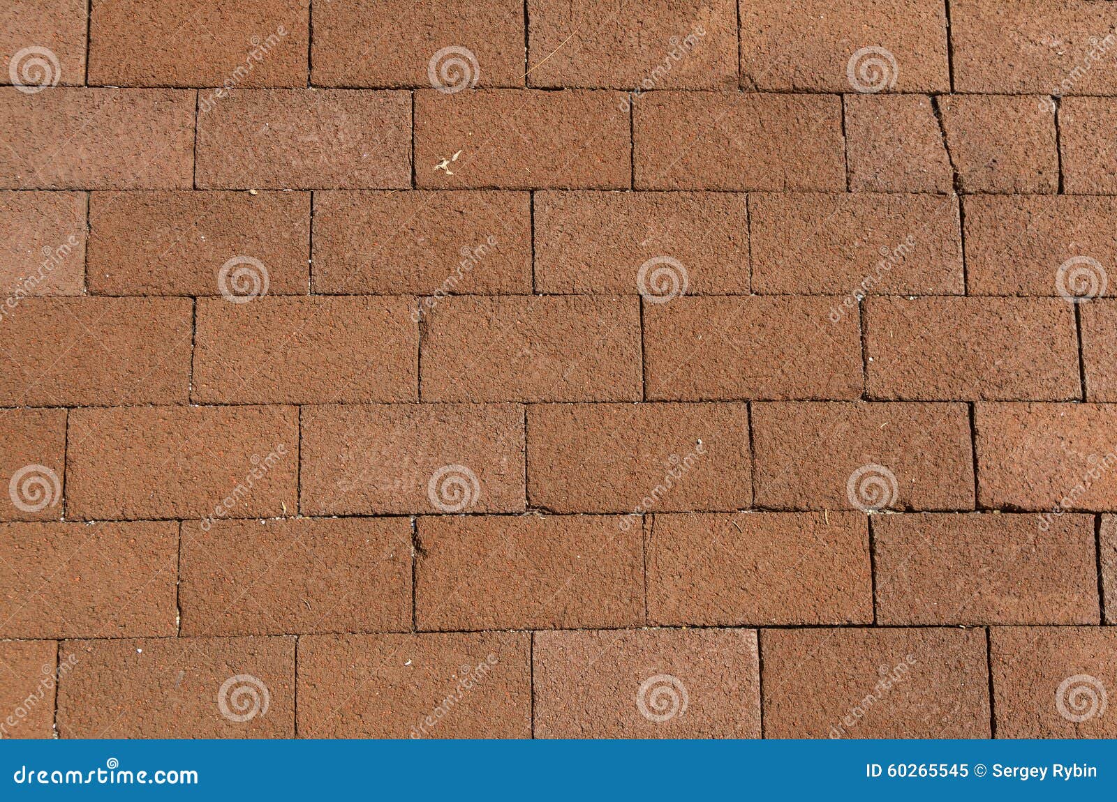 Terracotta paving slabs stock image. Image of pavement - 60265545