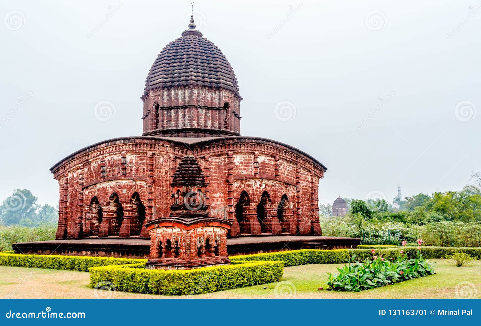 Terracotta Temple of Bishnupur Stock Image - Image of 17th, temple ...