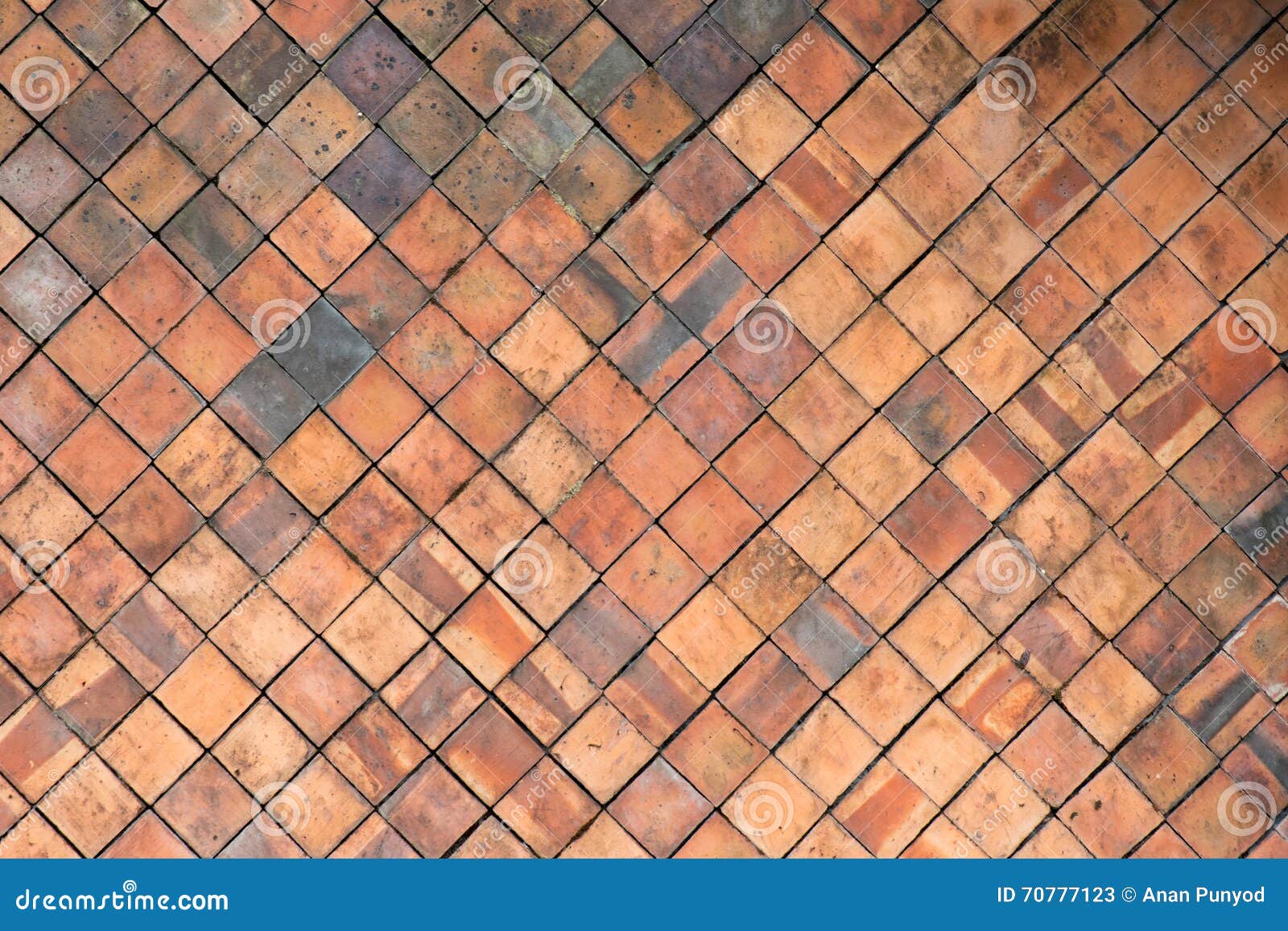 Terracotta Tiles Wall for Abstract Texture Background Stock ...