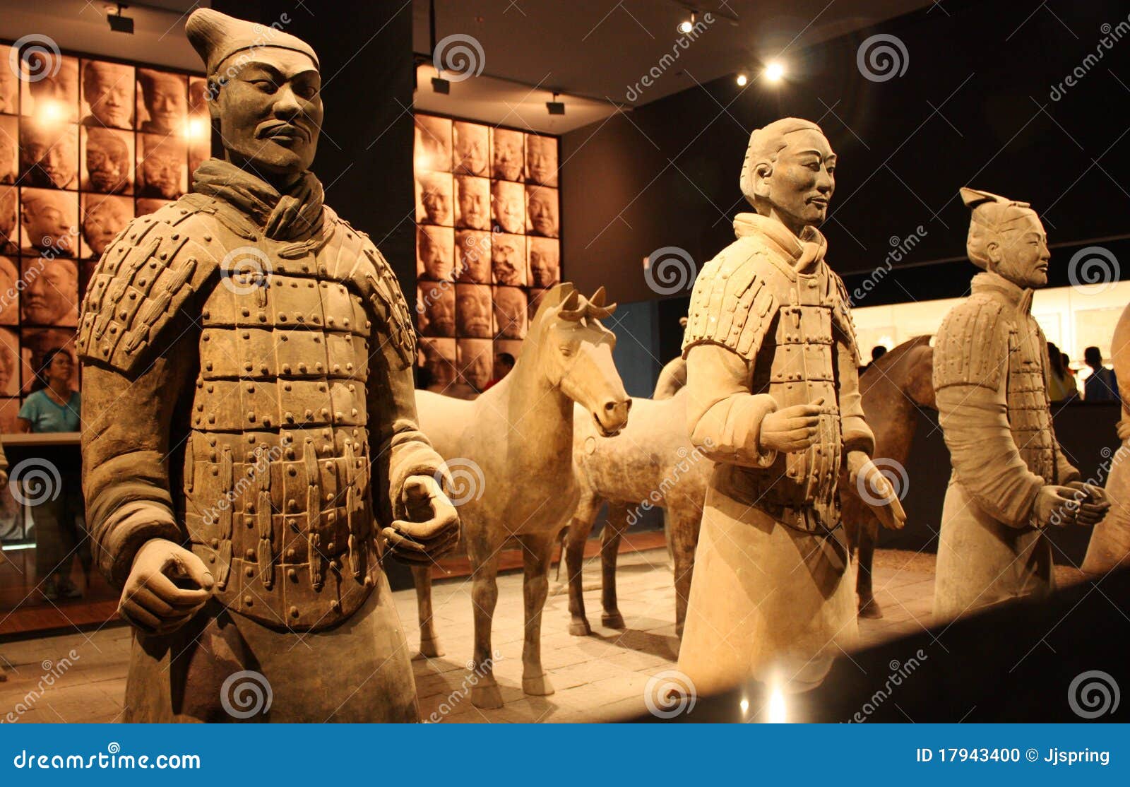 Terracotta warriors editorial image. Image of archaeology - 17943400