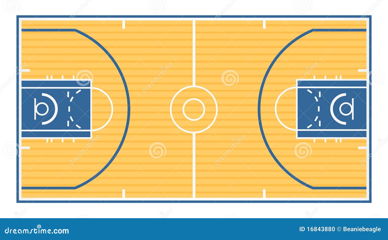 Terrain De Basket Photo stock - Image: 16843880