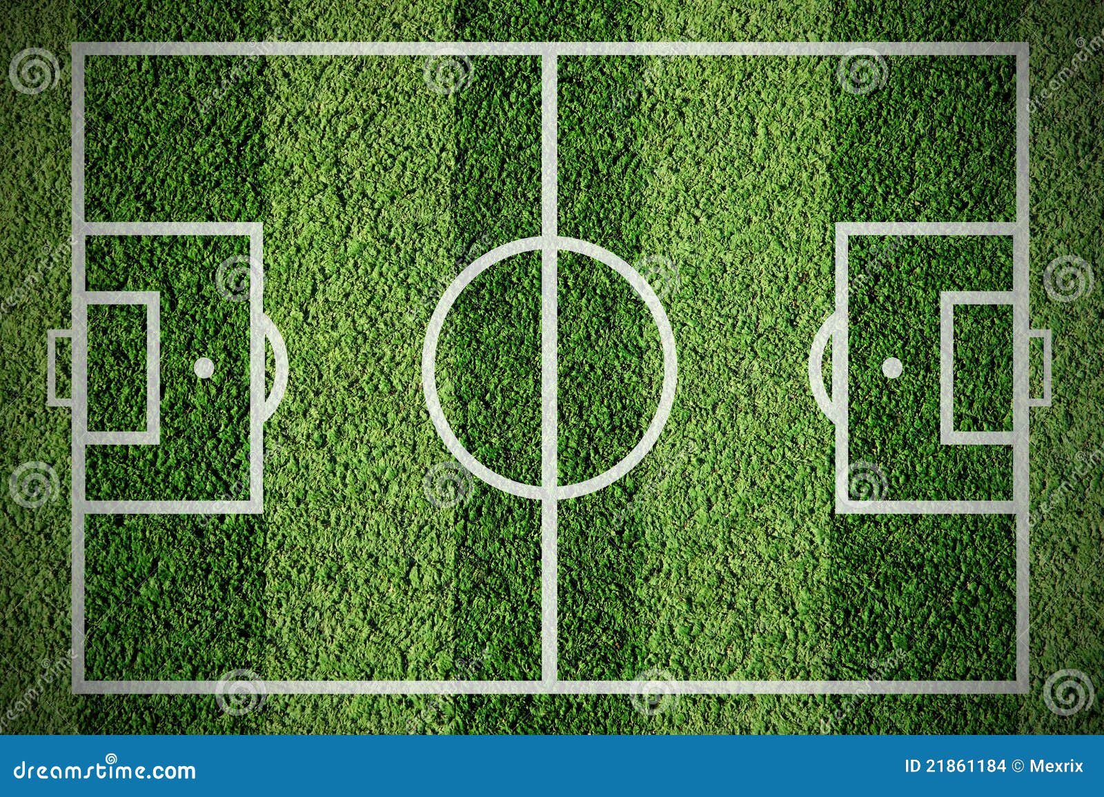 Terrain de football illustration stock. Illustration du soccer - 21861184