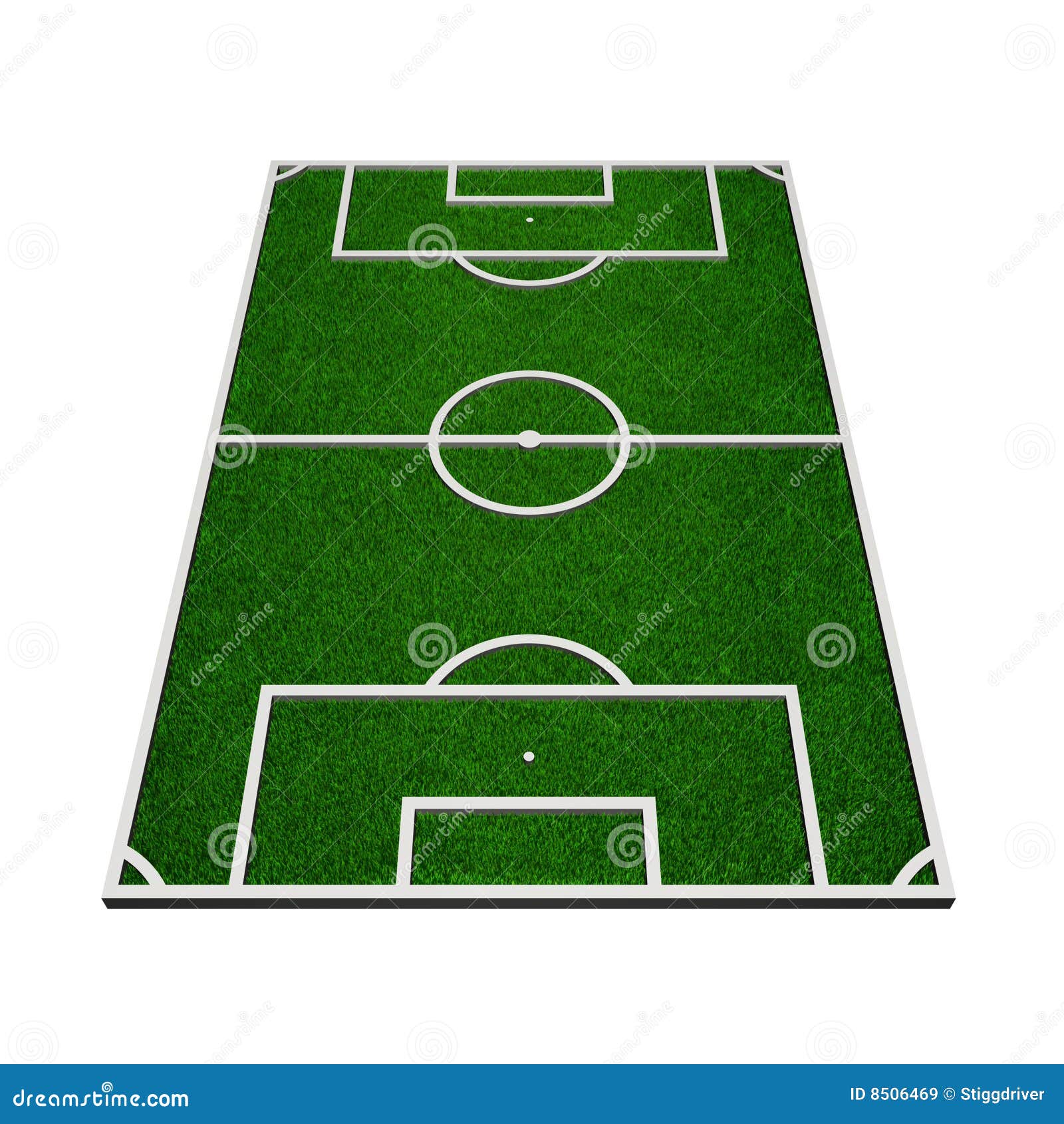 Terrain de football illustration stock. Illustration of championnat ...