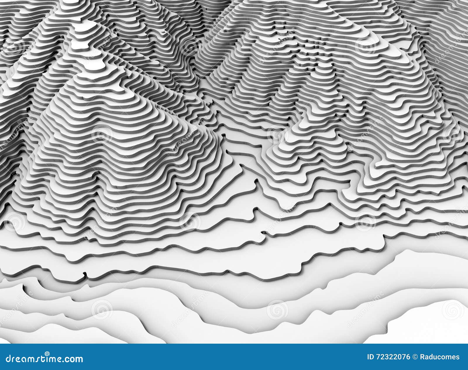 Terrain - layers concept stock illustration. Illustration of ancient ...