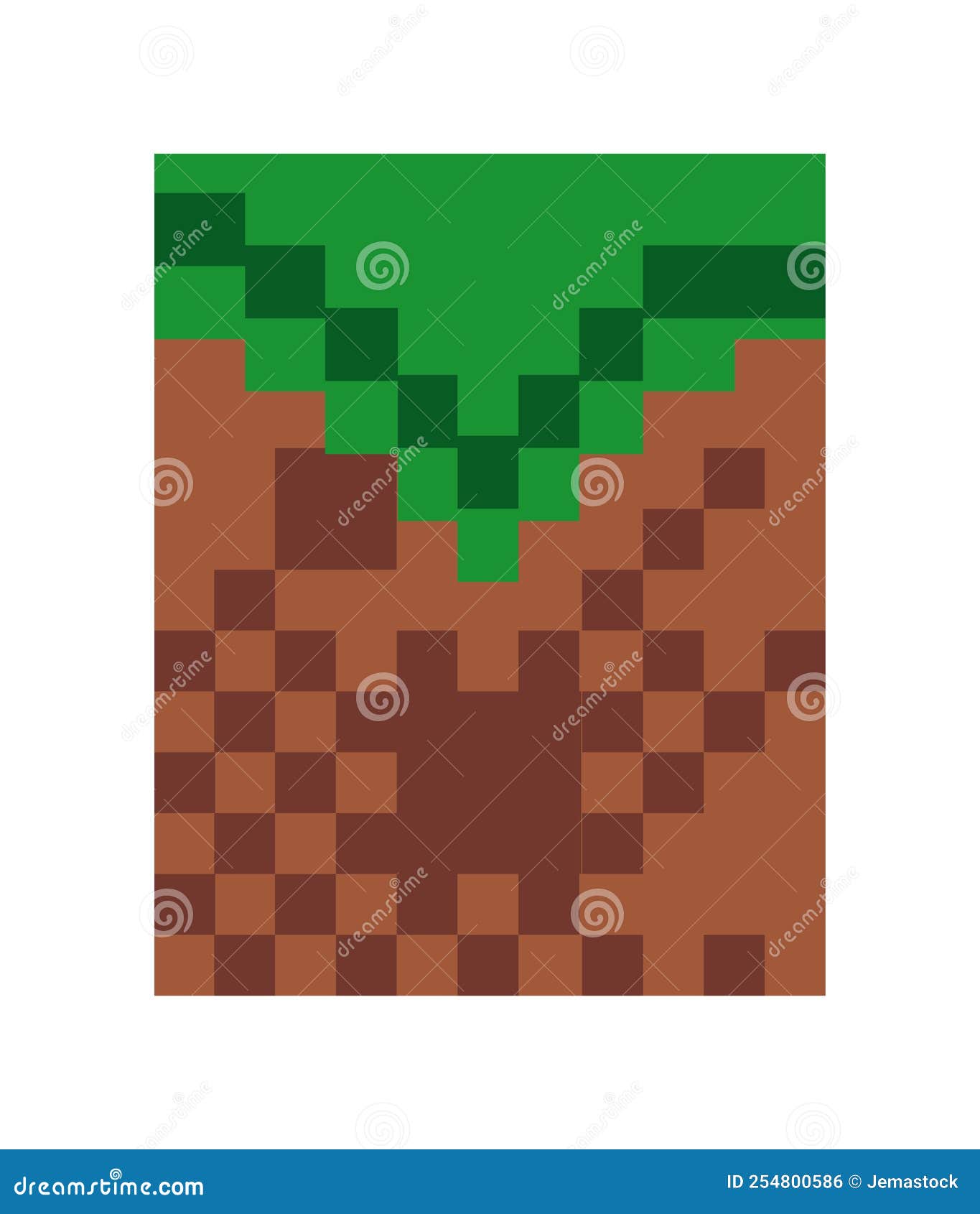 Terrain pixel art style stock vector. Illustration of abstract - 254800586