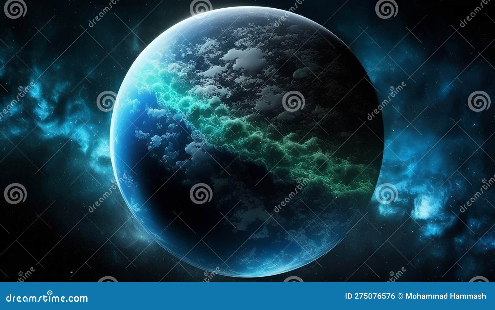 Terran in the Vastness of Space: a Realistic 3D Rendering of Planet ...